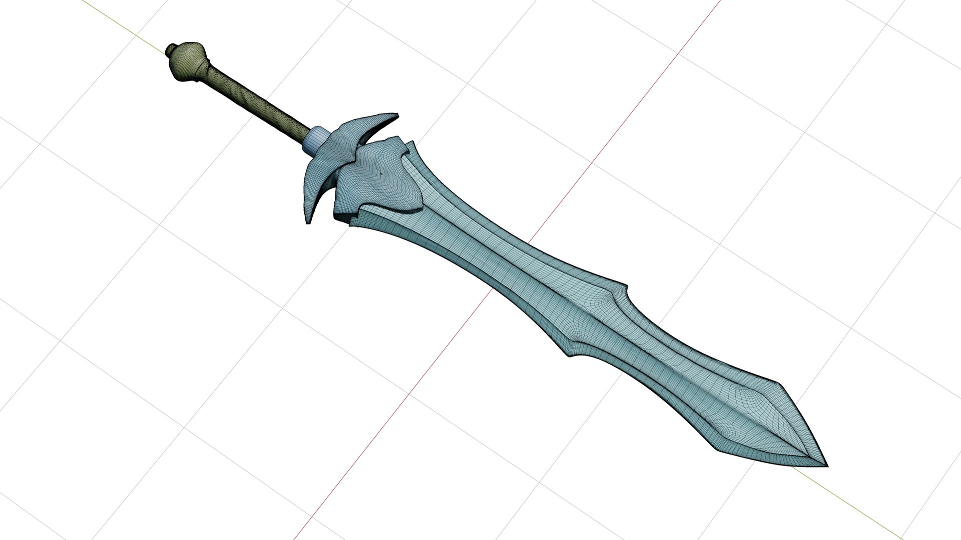 3D Black Knight Greatsword Model - TurboSquid 2236077