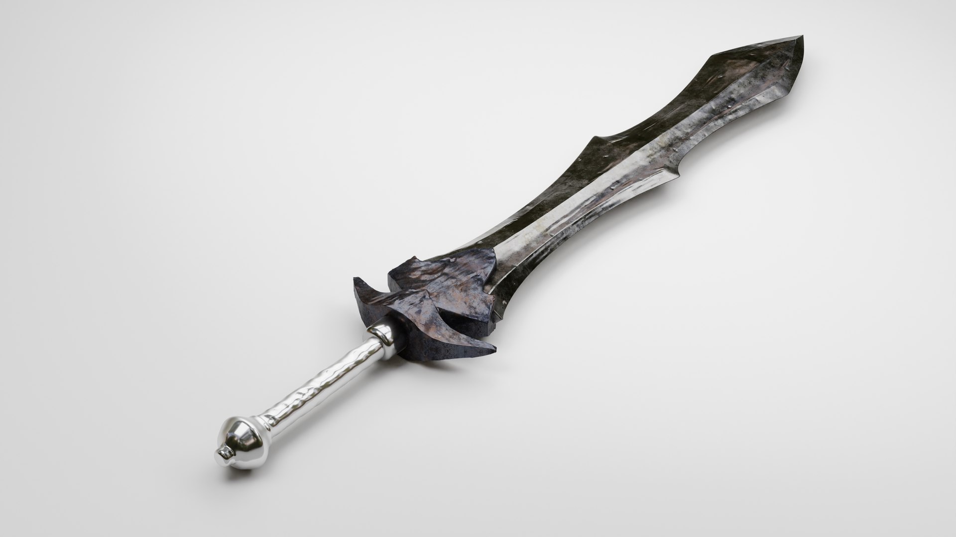 3D Black Knight Greatsword Model - TurboSquid 2236077