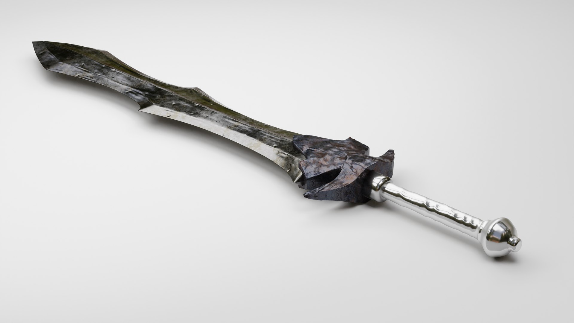 3D Black Knight Greatsword Model - TurboSquid 2236077