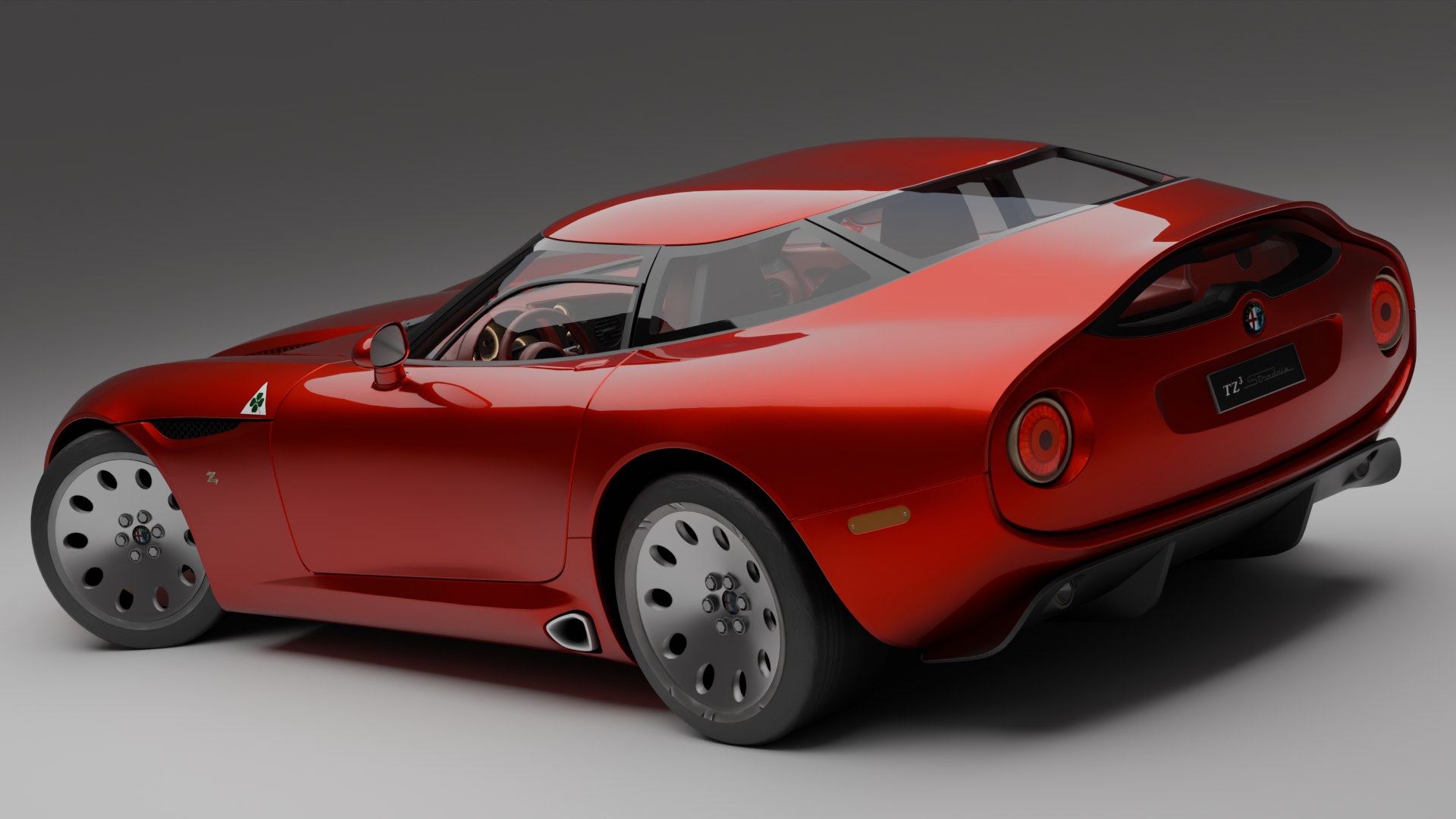 Alfa Zagato TZ3 3D Model - TurboSquid 2321687