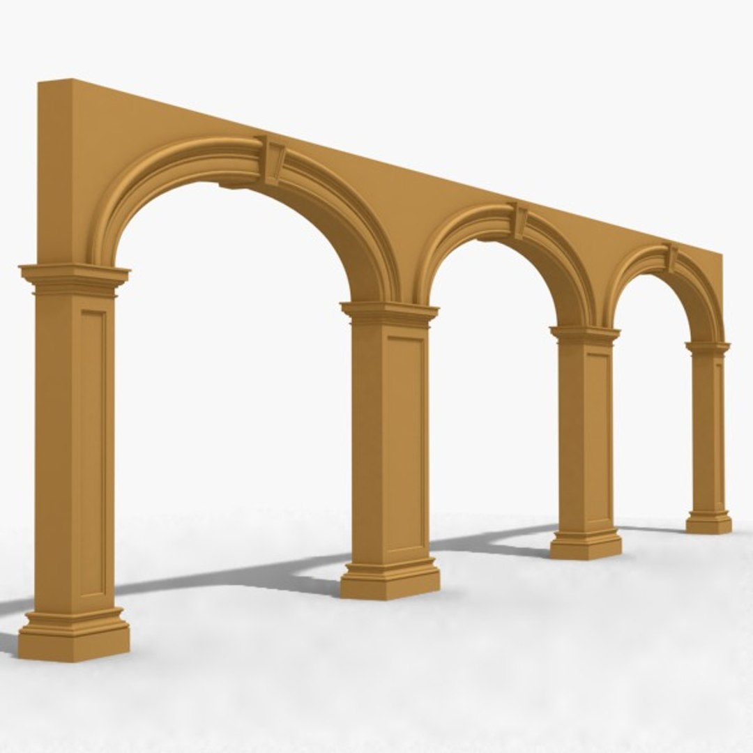 3d model arch 3