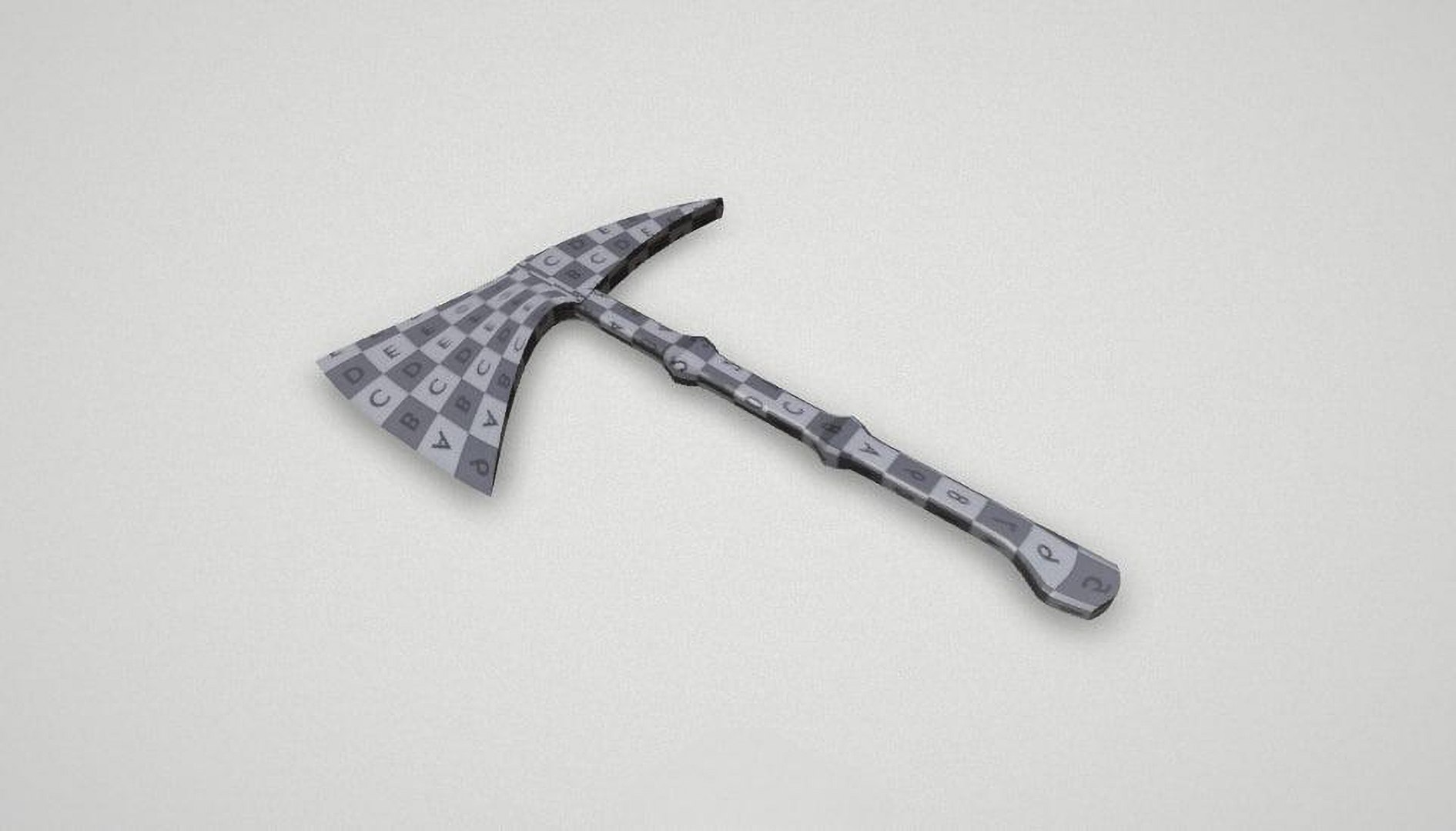 Game asset Fiery Red Spotted Battle Axe 3D model - TurboSquid 2143718