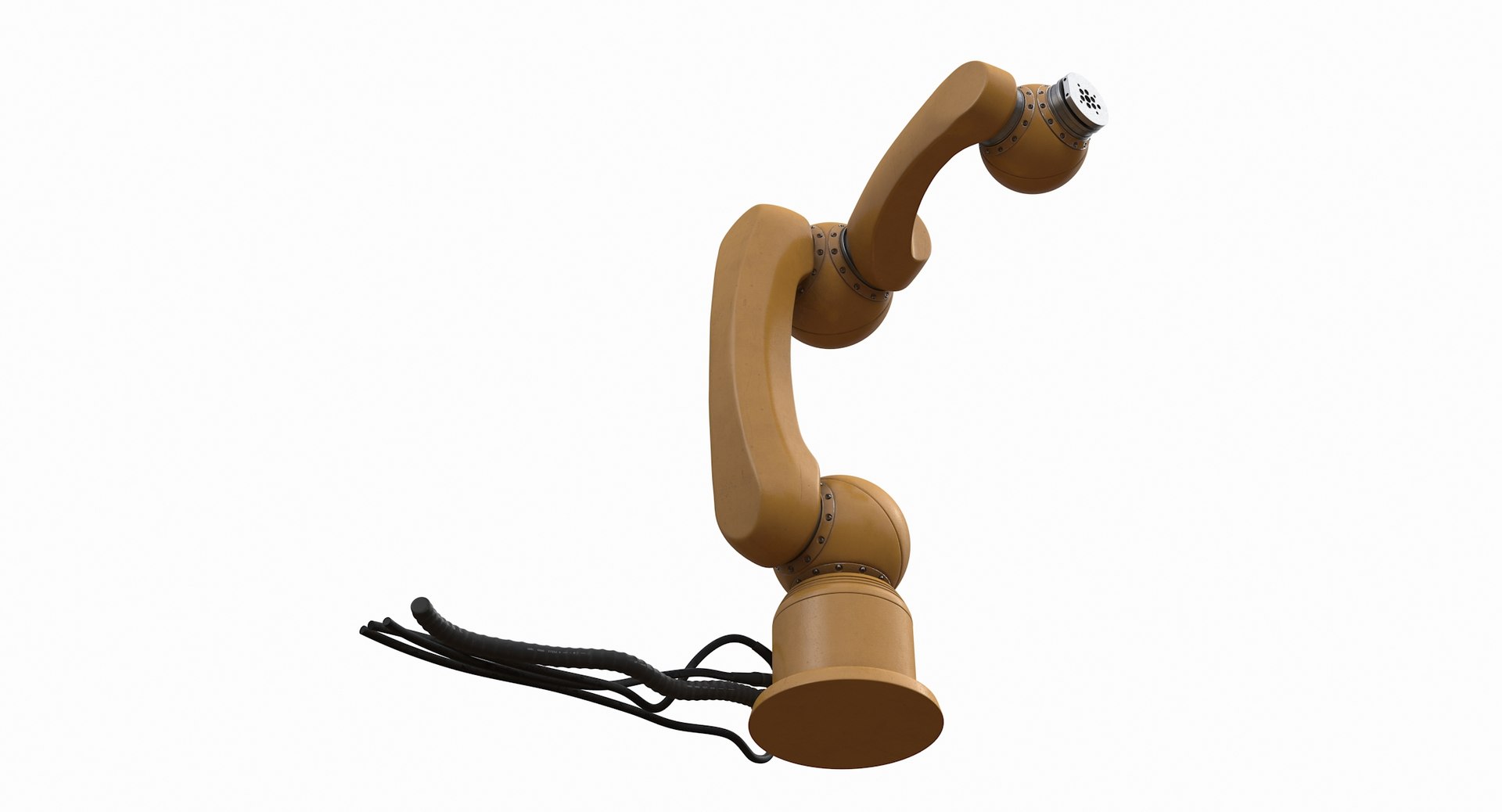 3D rounded robotic arm model - TurboSquid 1595704