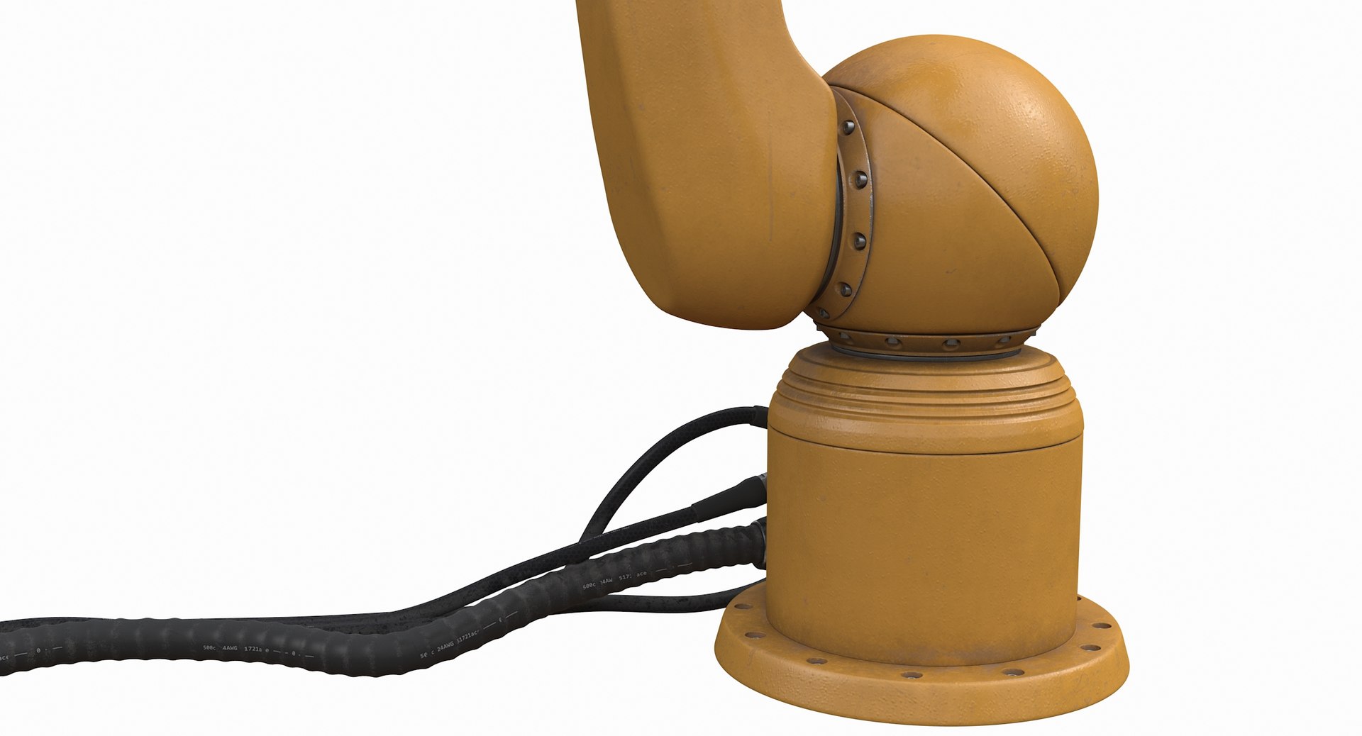 3D rounded robotic arm model - TurboSquid 1595704