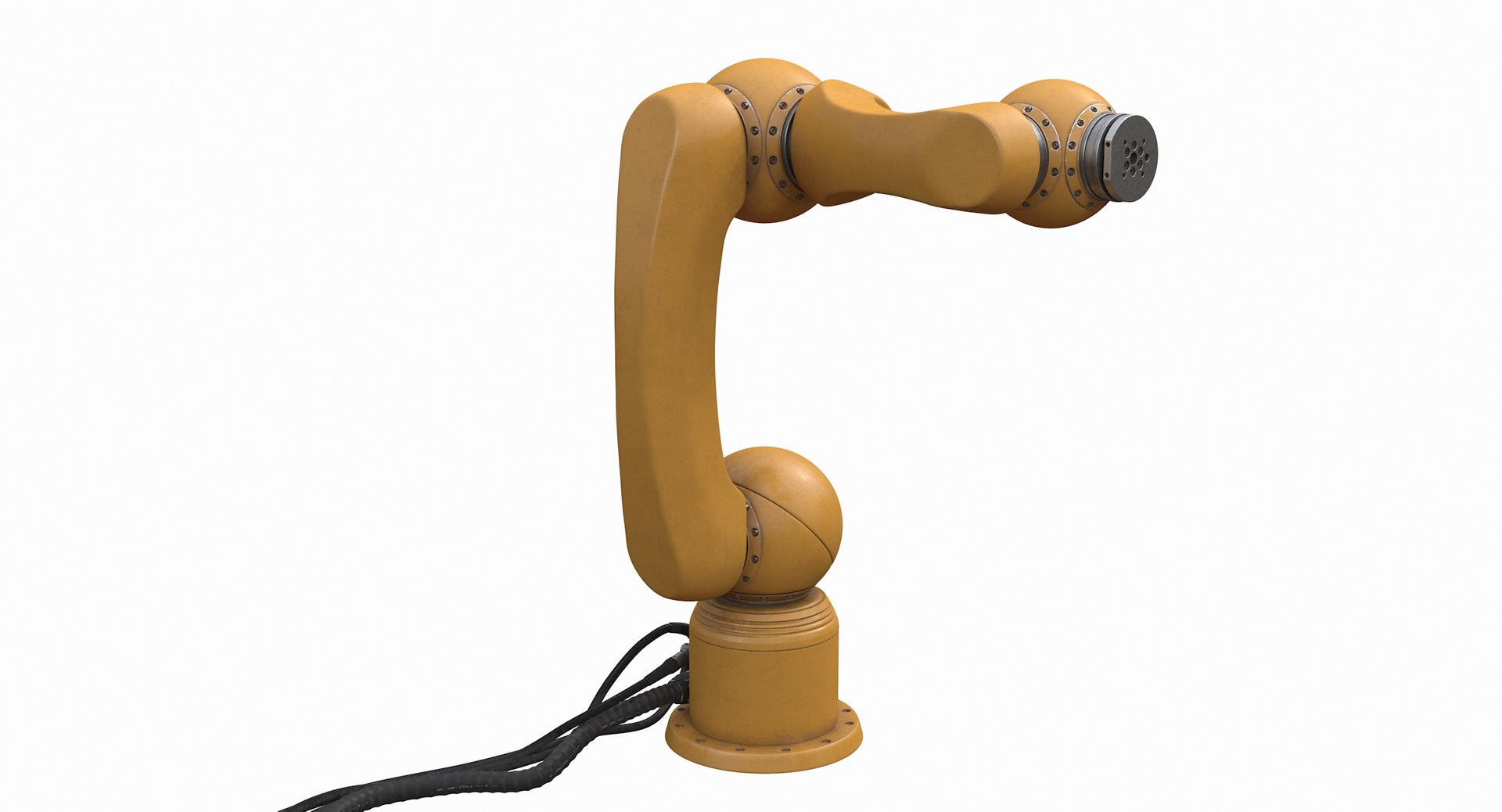 3D rounded robotic arm model - TurboSquid 1595704