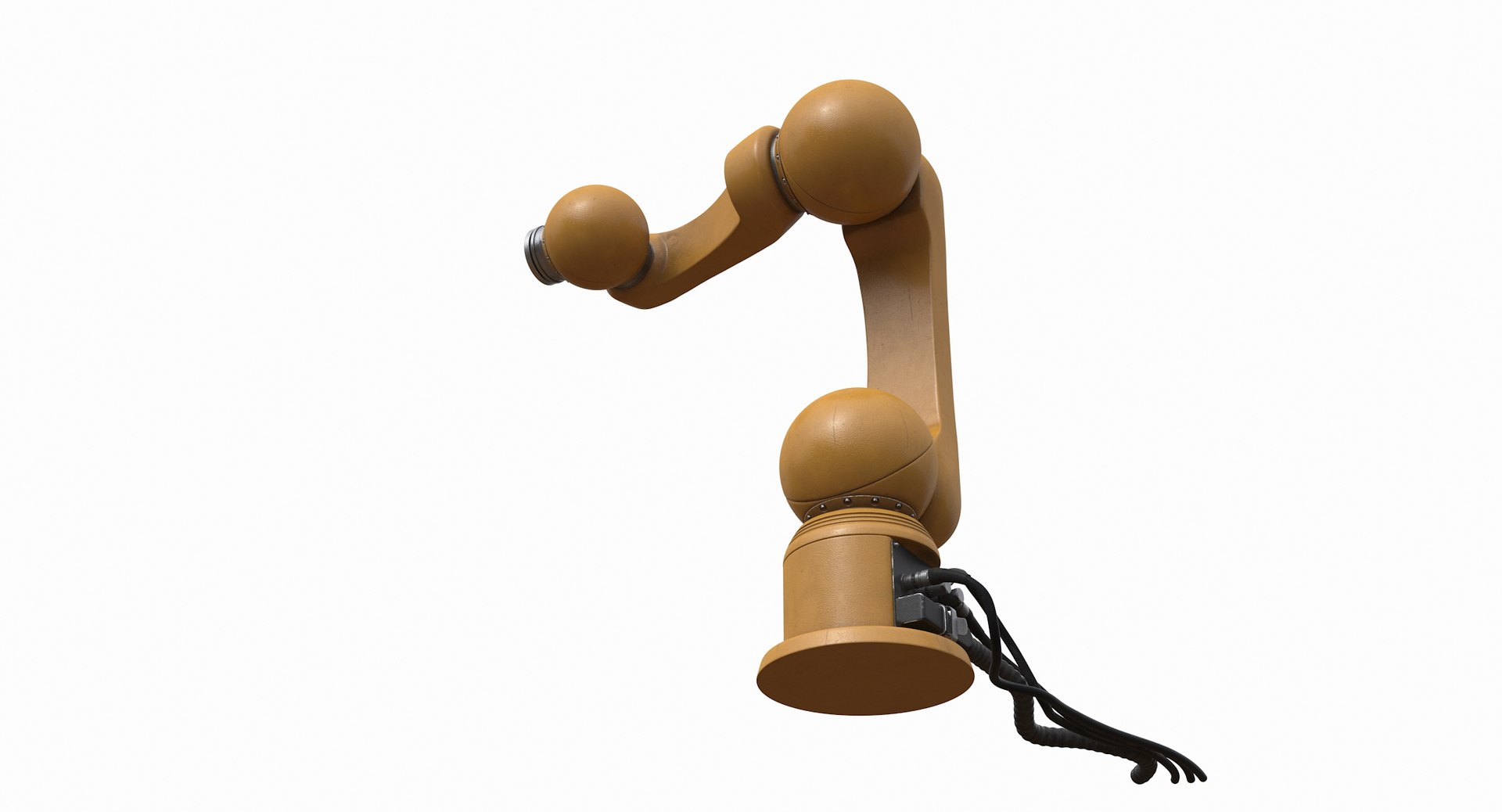 3D rounded robotic arm model - TurboSquid 1595704
