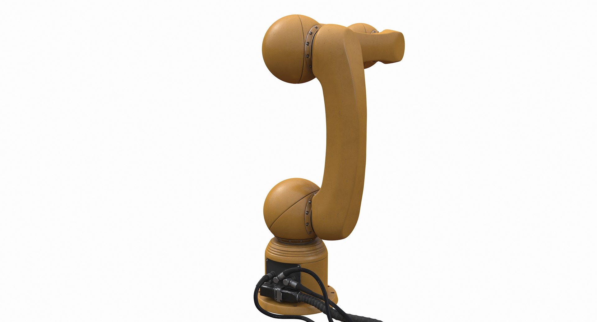 3D rounded robotic arm model - TurboSquid 1595704