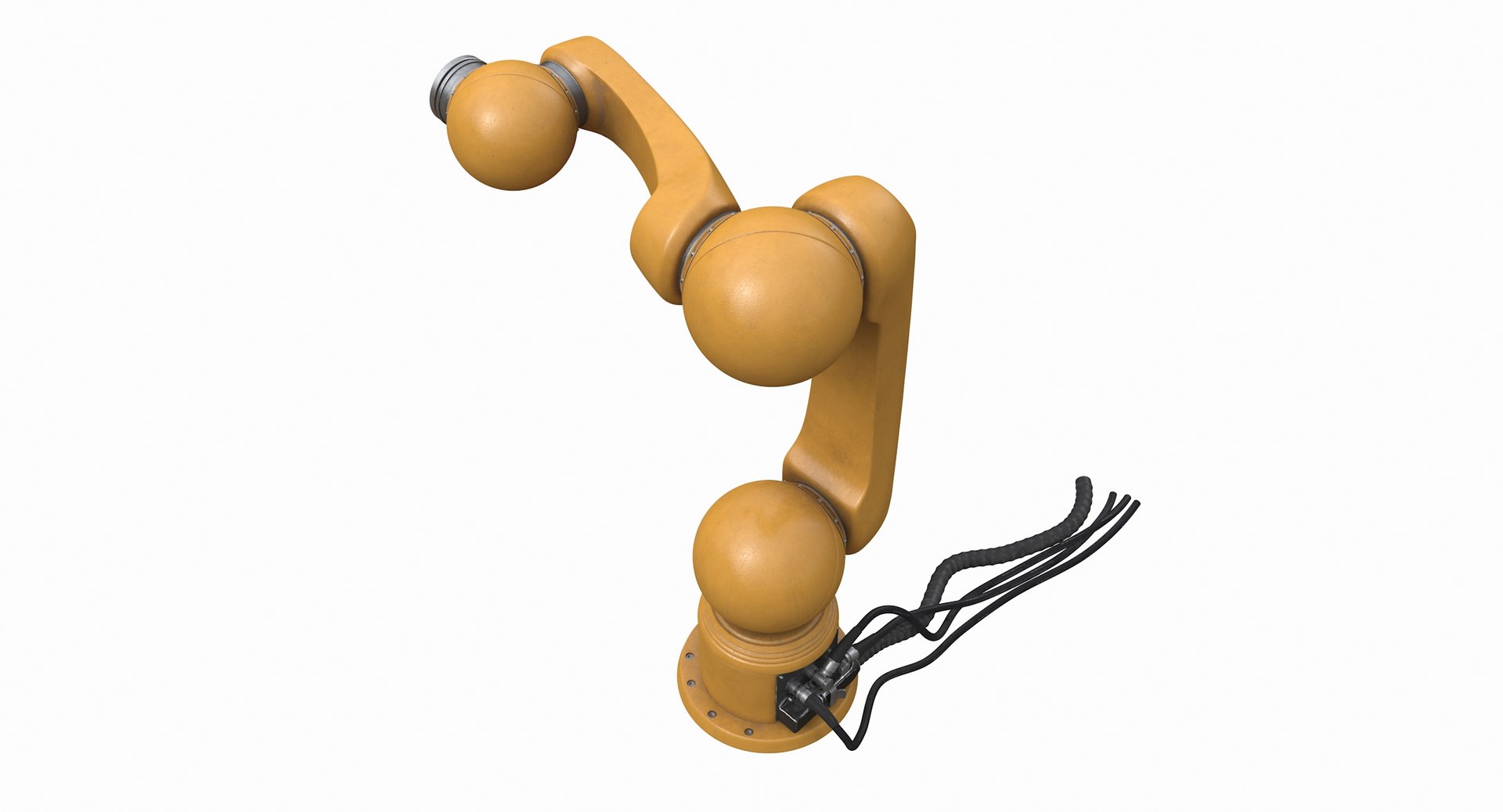 3D rounded robotic arm model - TurboSquid 1595704