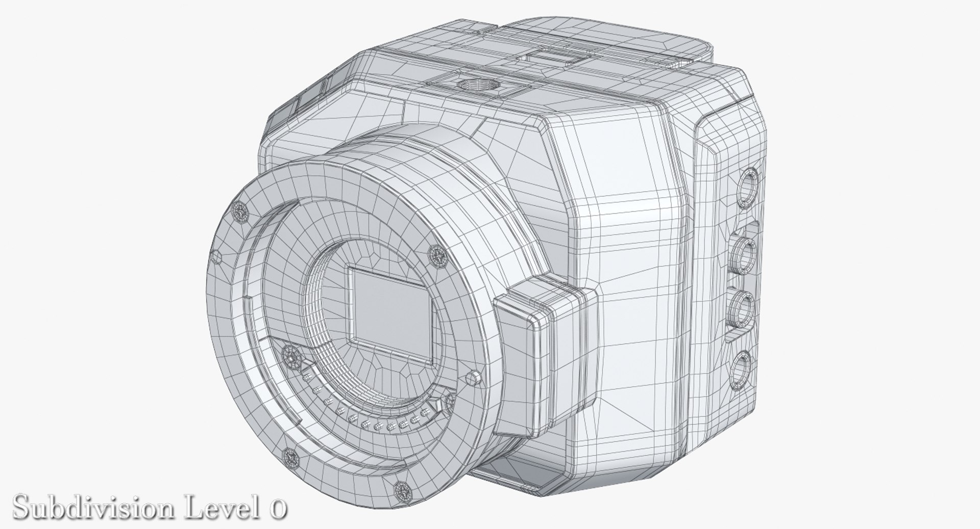 3d Blackmagic Micro Camera Model