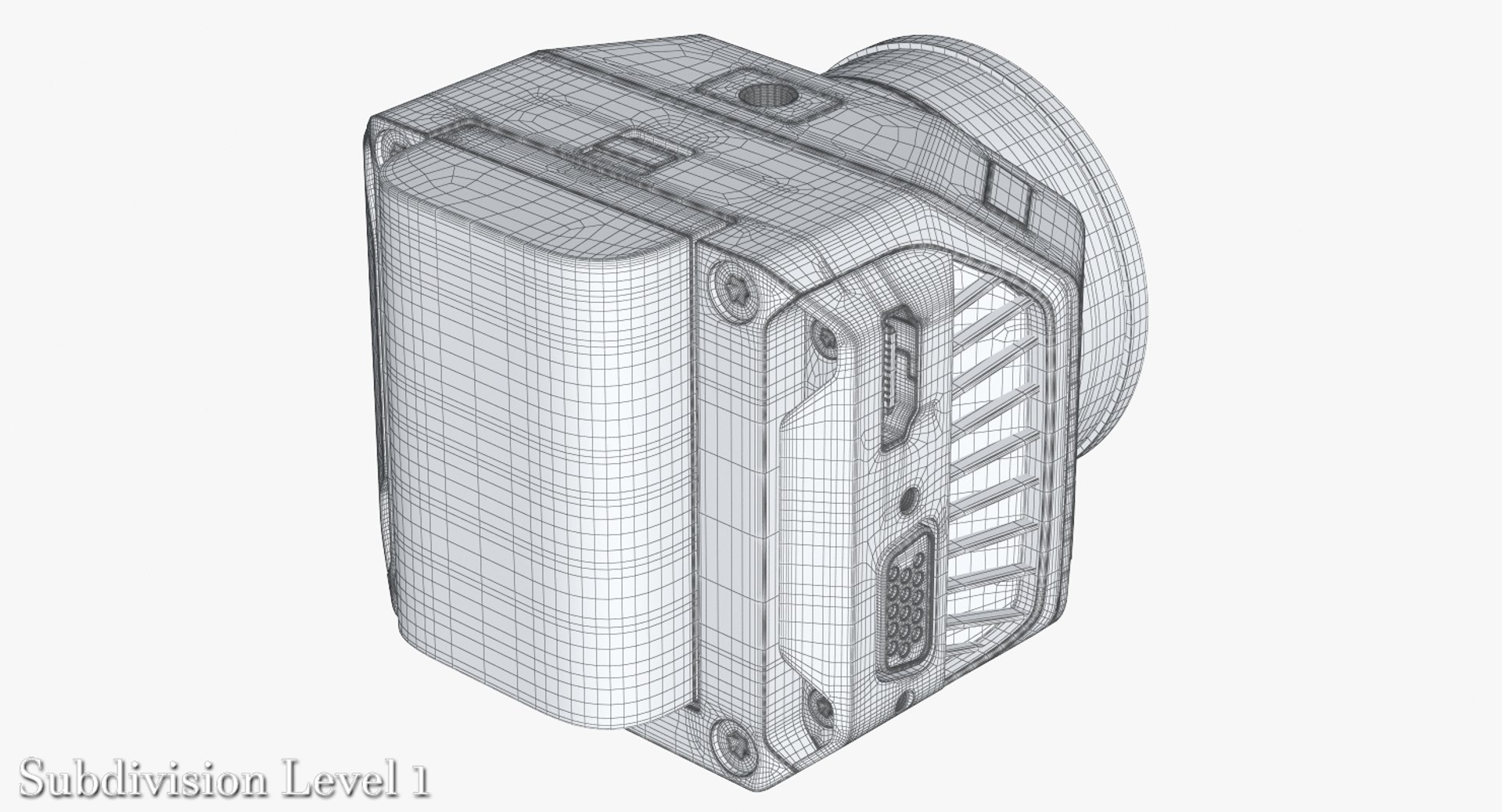 3d Blackmagic Micro Camera Model