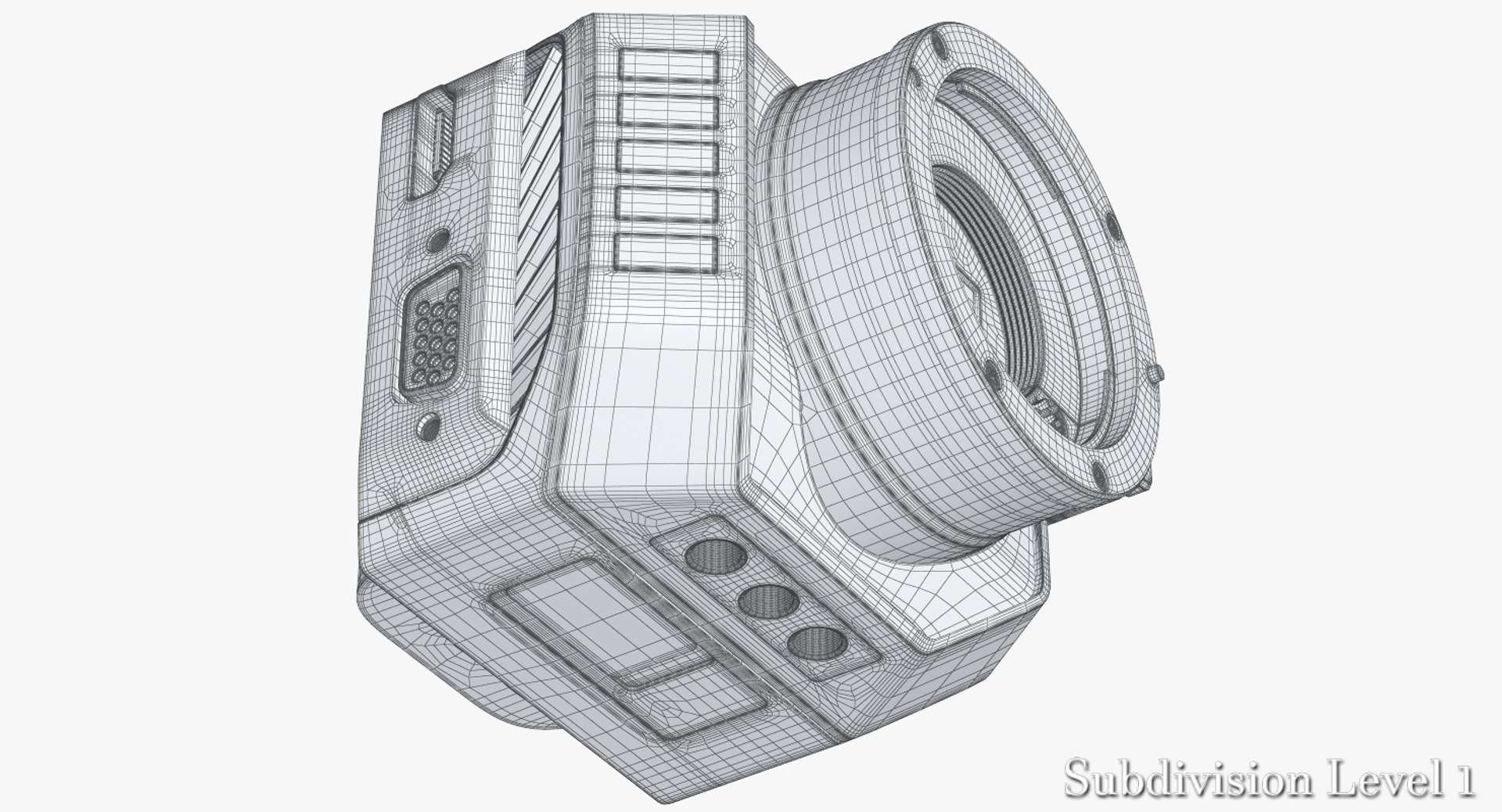 3d Blackmagic Micro Camera Model