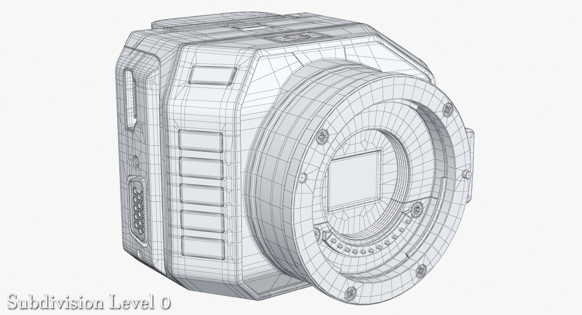 3d Blackmagic Micro Camera Model