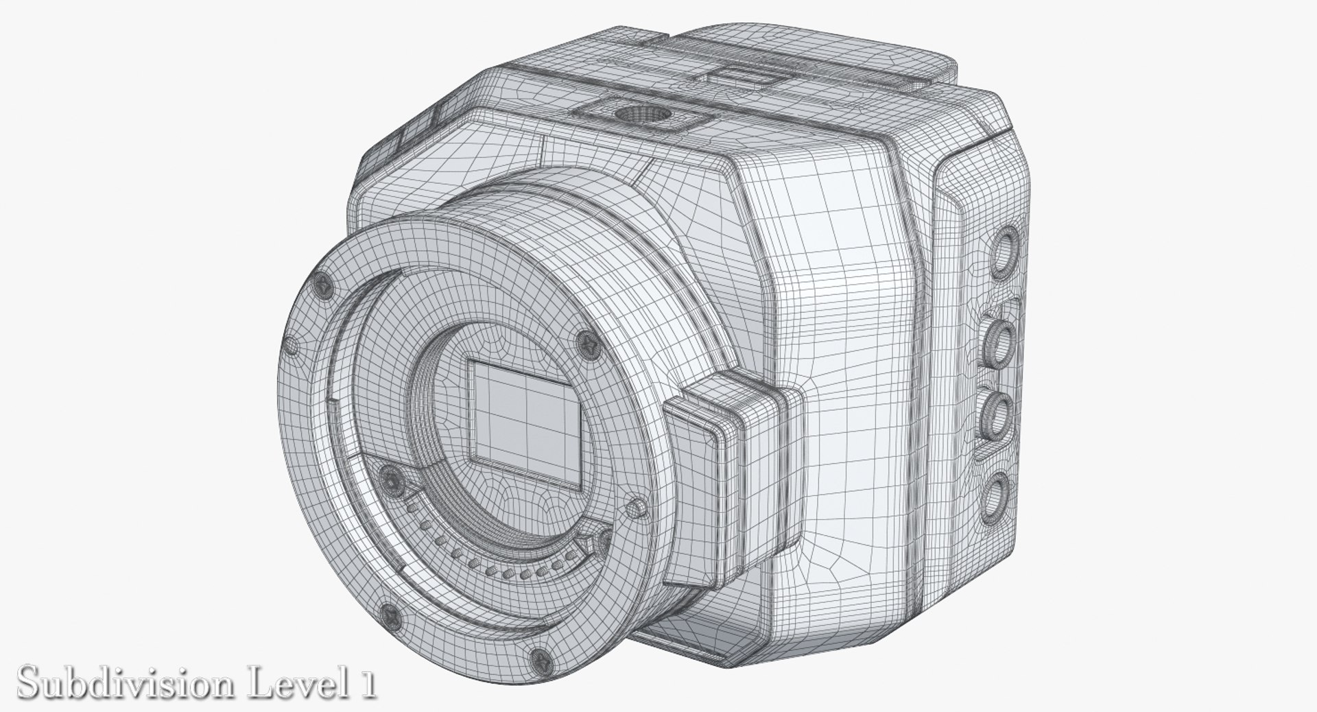 3d Blackmagic Micro Camera Model