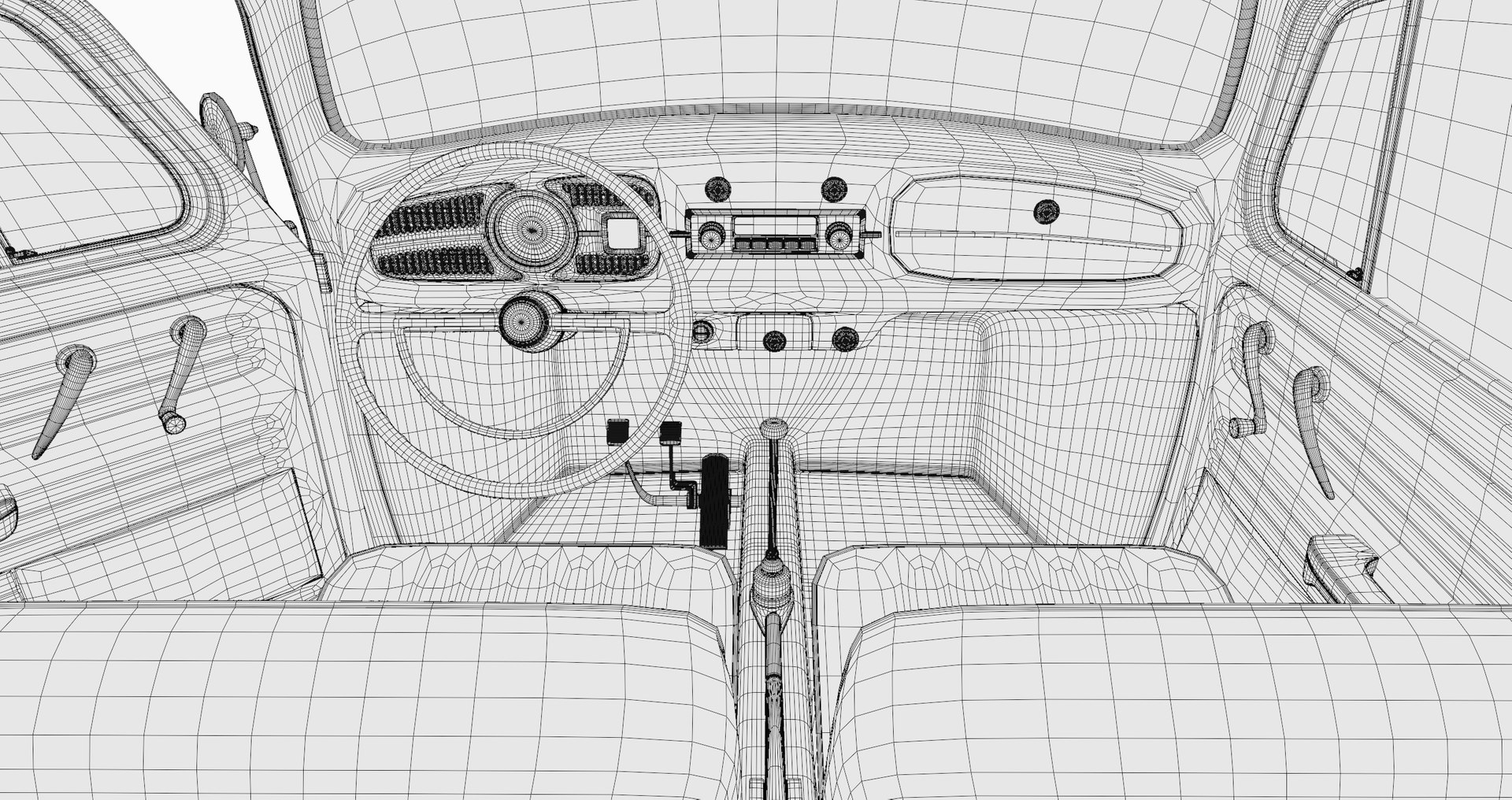 3D 60s Volkswagen Beetle - TurboSquid 1986017