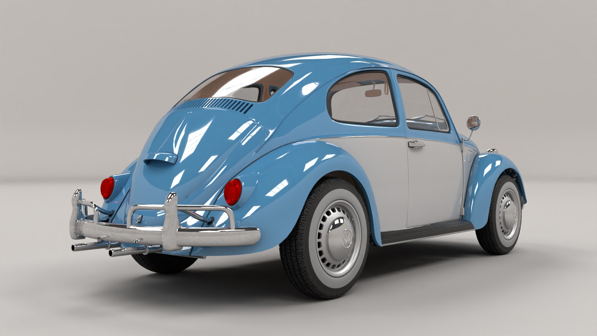 3D 60s Volkswagen Beetle - TurboSquid 1986017
