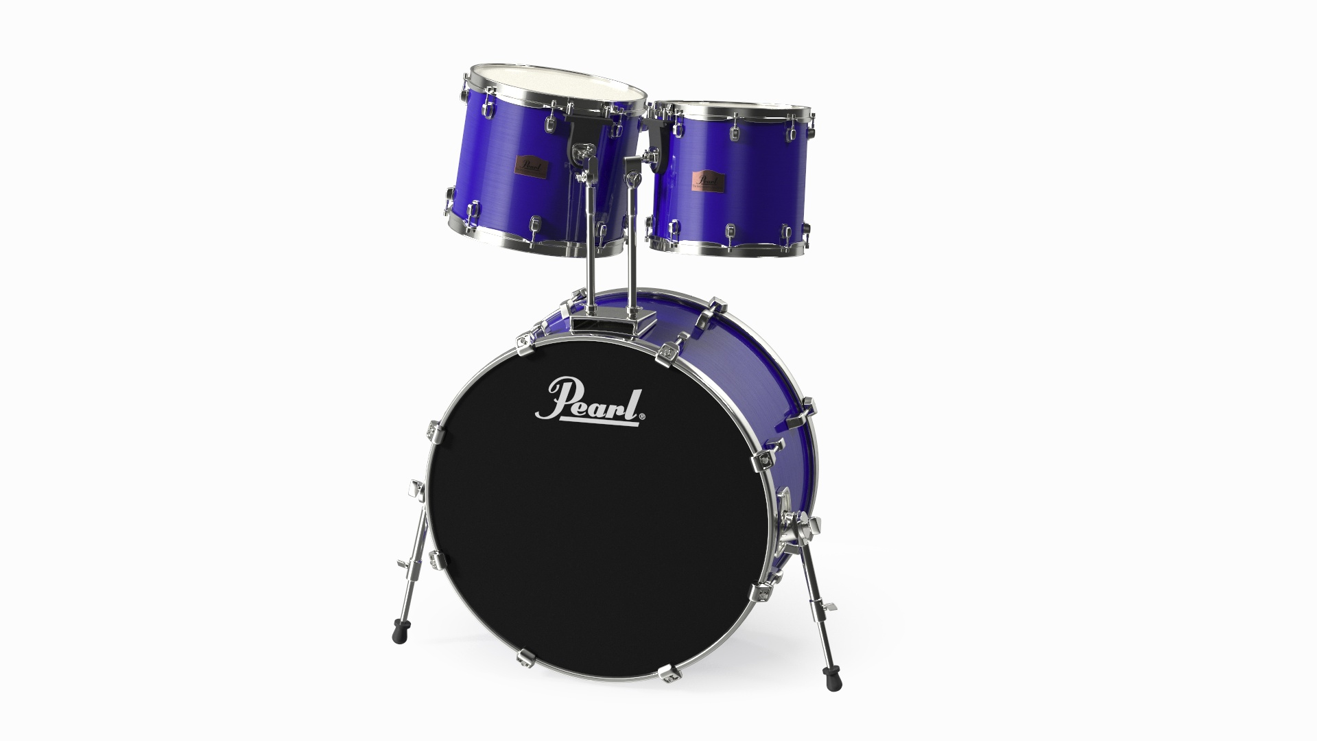Bass Drum And Rack Toms 3D Model - TurboSquid 2161958