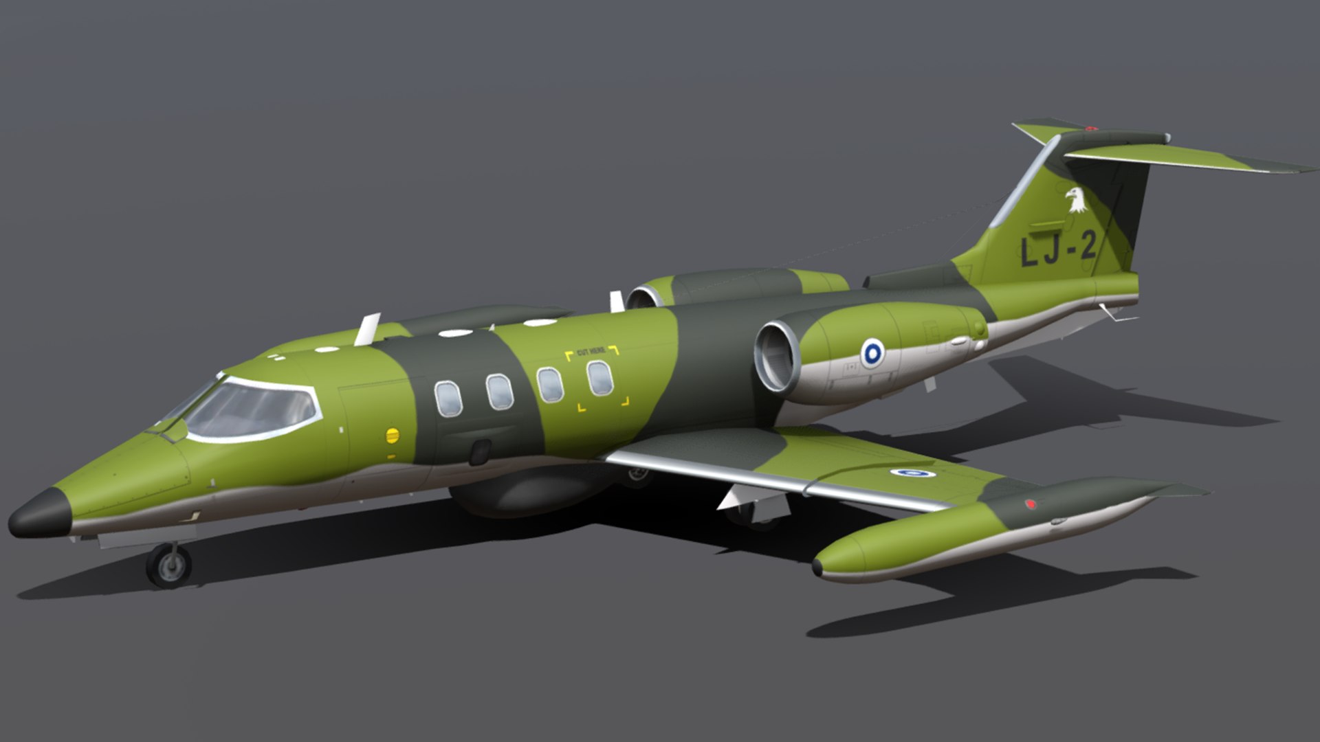 3D Learjet 35AS LJ-2 - TurboSquid 2219151
