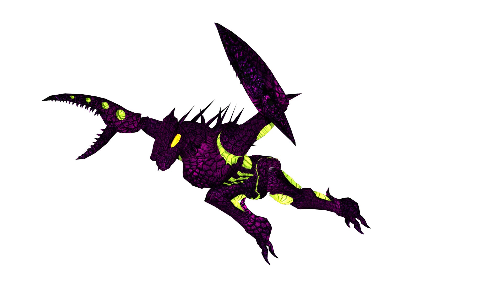 Zebesian Brute Model - TurboSquid 1236338