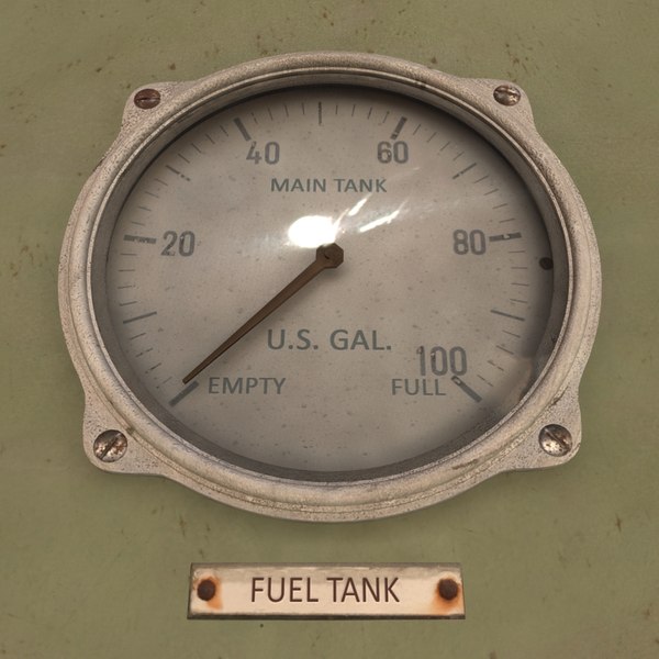 Medidor de combustível animado Modelo 3D - TurboSquid 1204778