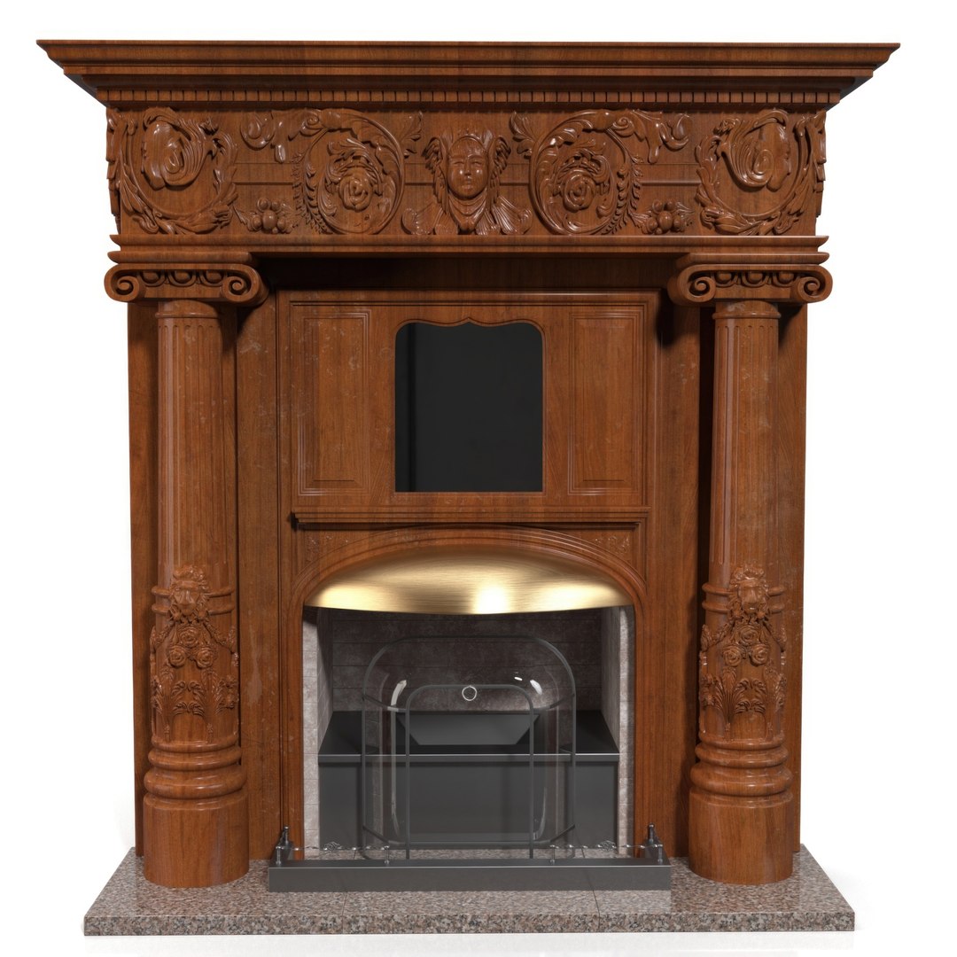 Peat Lobby Fireplace 3D Model - TurboSquid 2230270
