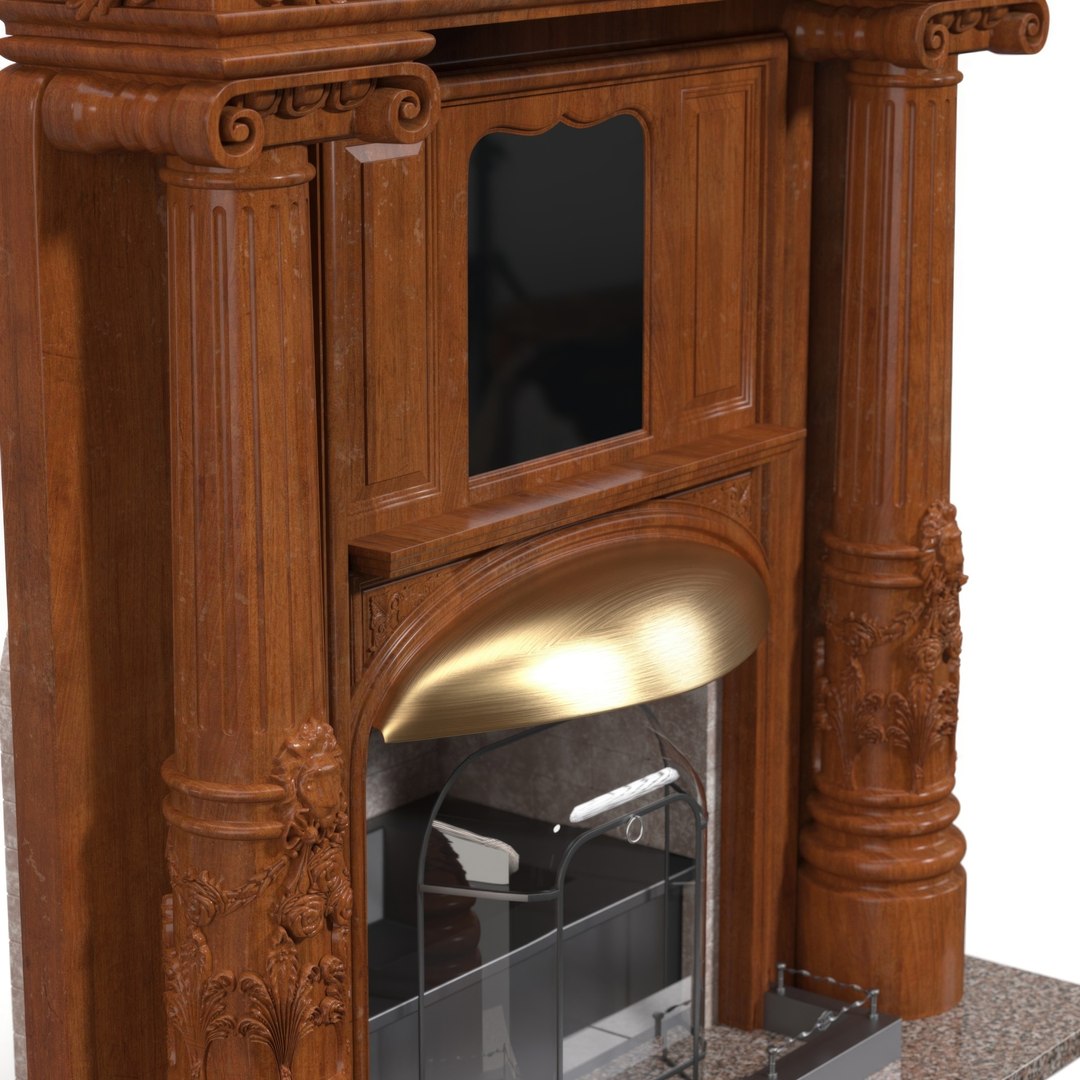 Peat Lobby Fireplace 3D Model - TurboSquid 2230270