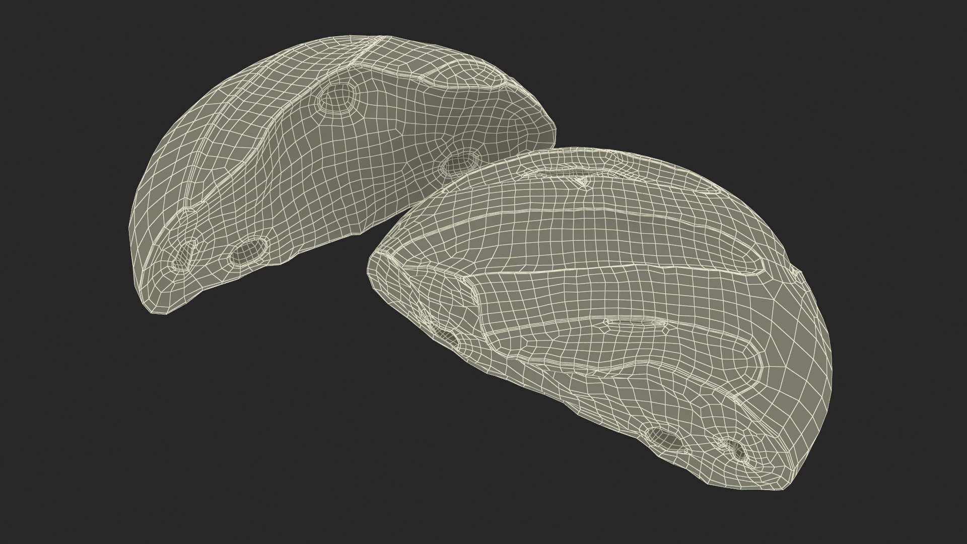 3D Broken Loaf Of Round Bread Model - TurboSquid 2245146