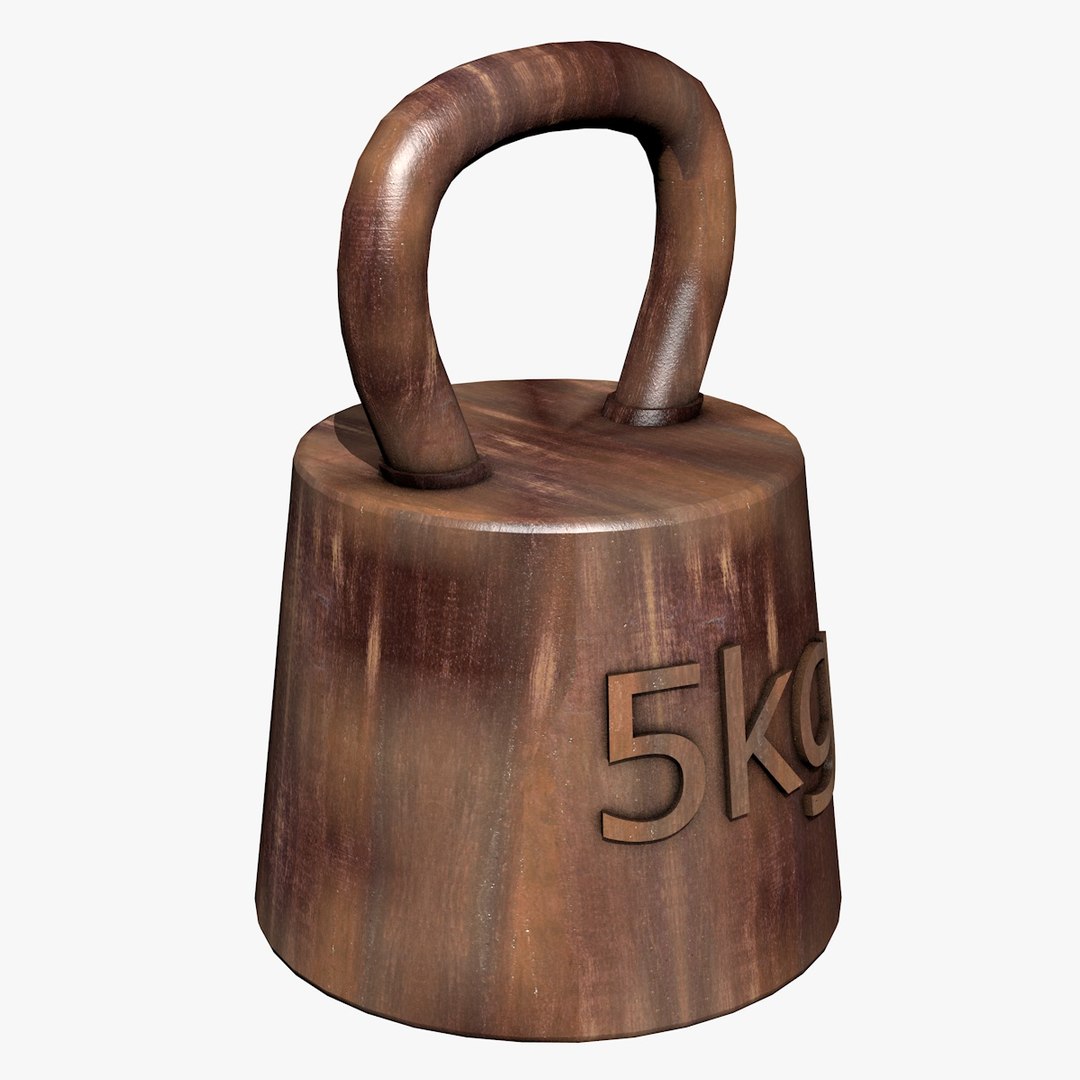 3d rusty weight