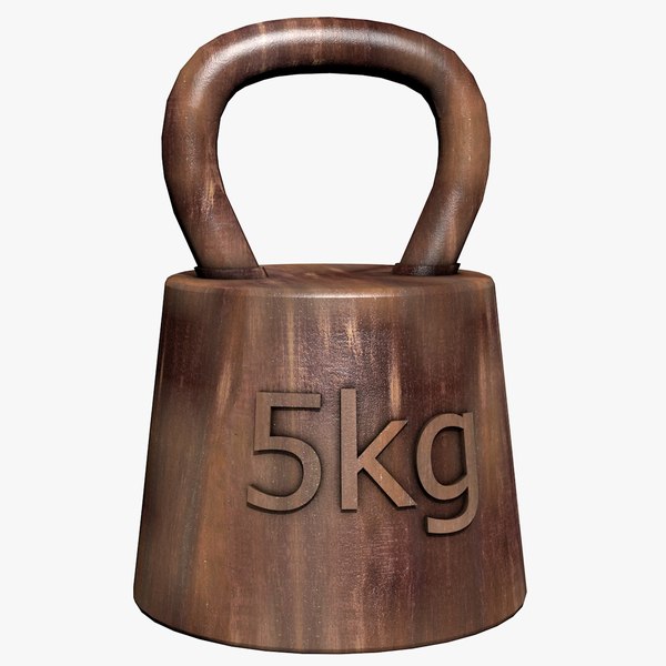 3d rusty weight