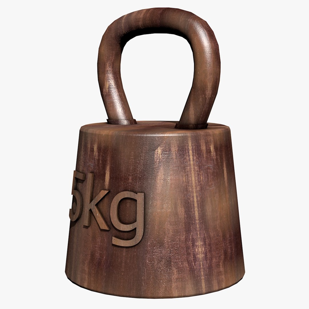 3d rusty weight