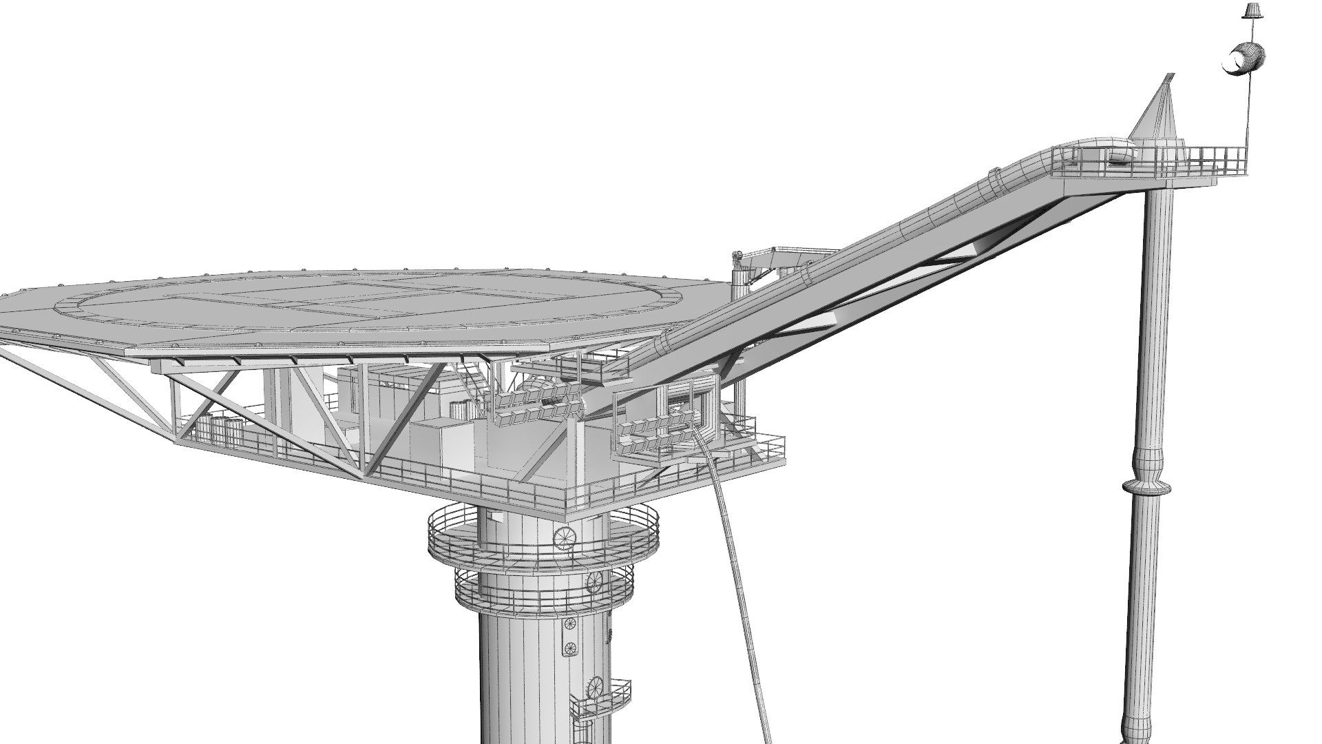 Oil Rig Gullfaks Loading 3D - TurboSquid 1469445