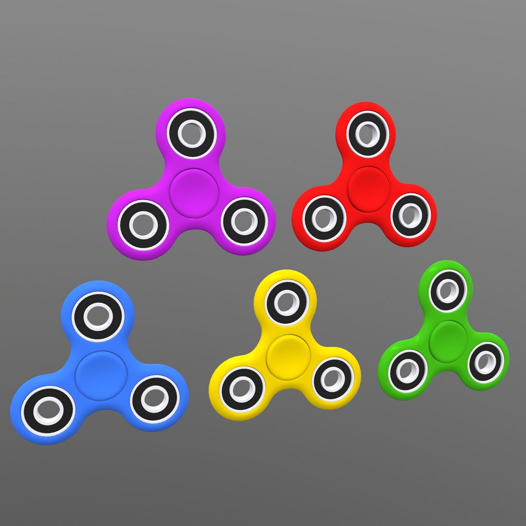 Fidget Spinner 3D Model - TurboSquid 1879493