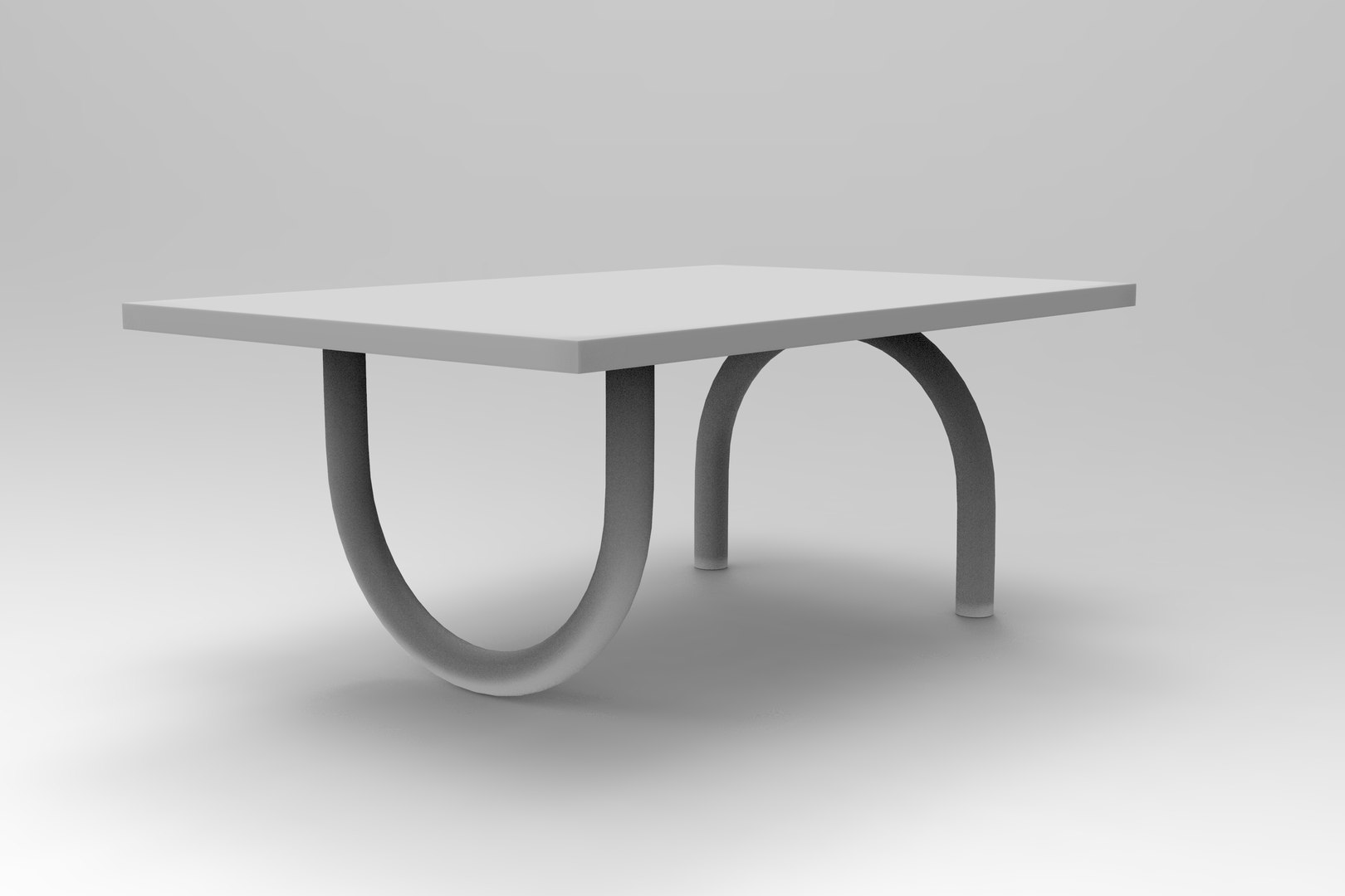 Typography-inspired Wooden Tables 3D Model - TurboSquid 1707563