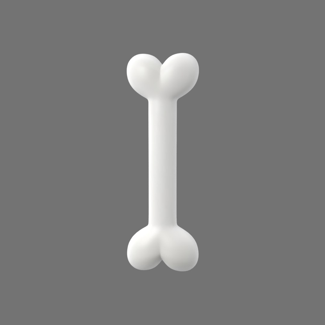 3D Simple Bone - TurboSquid 1382991