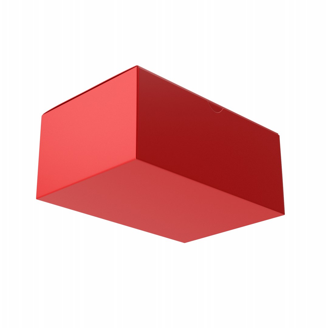 3D Red Box Package - TurboSquid 1907249