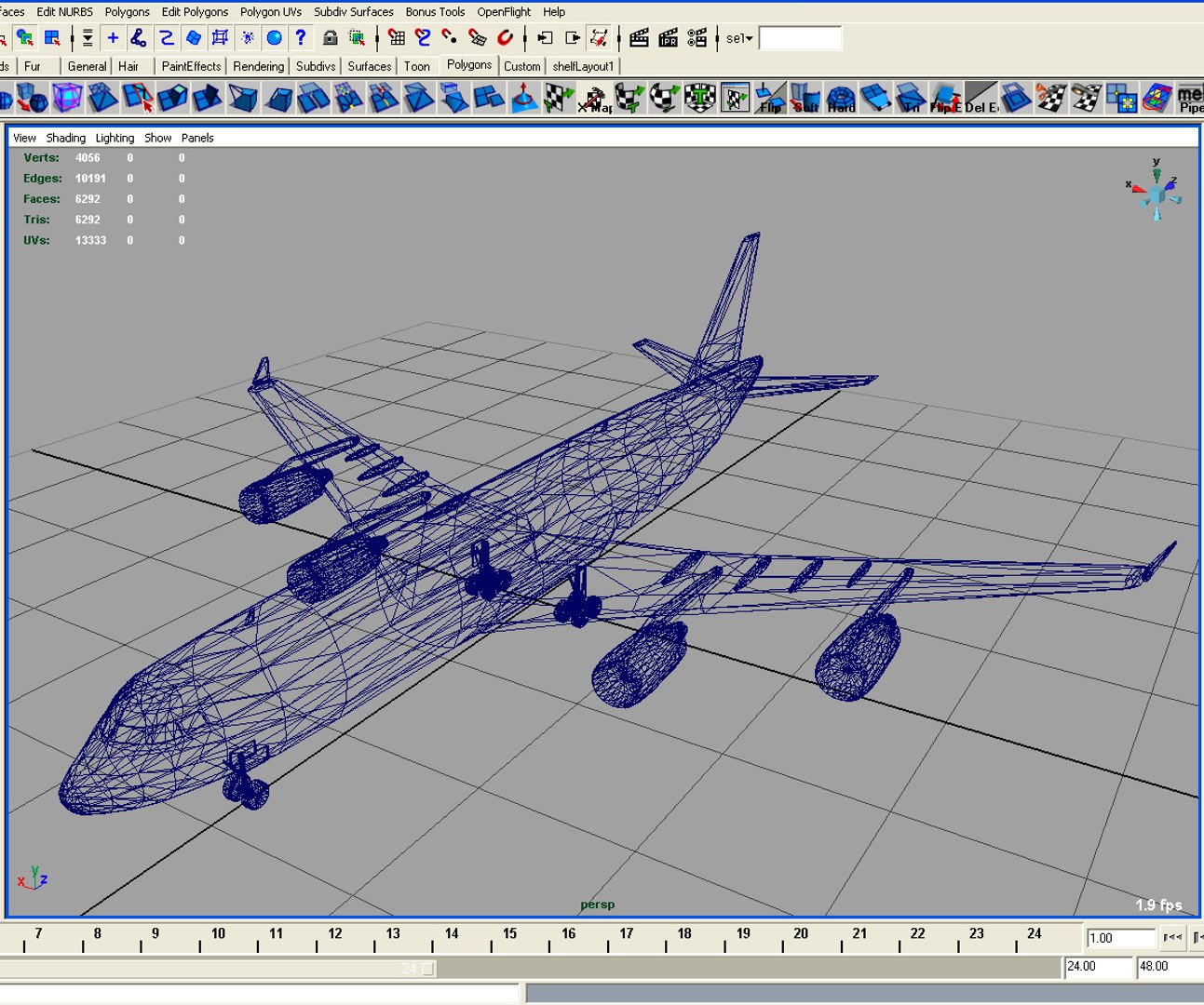3d Airbus A340 Etihad 340