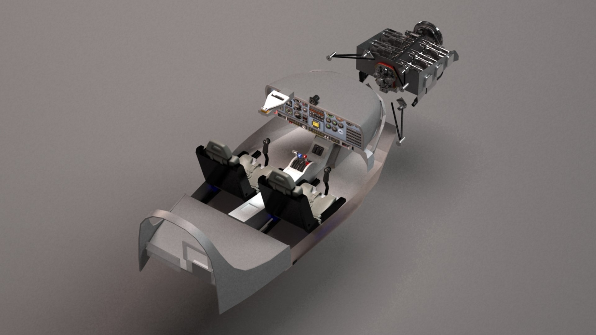 Grob 115T Aircraft 3D Model - TurboSquid 1934057