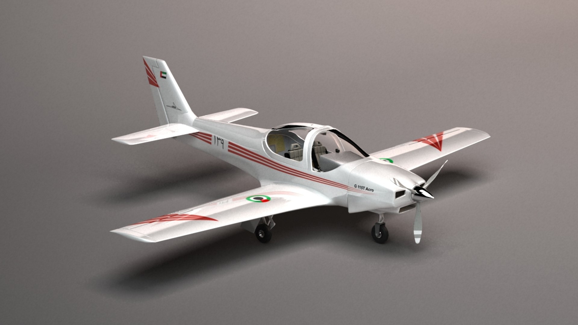 Grob 115T Aircraft 3D Model - TurboSquid 1934057