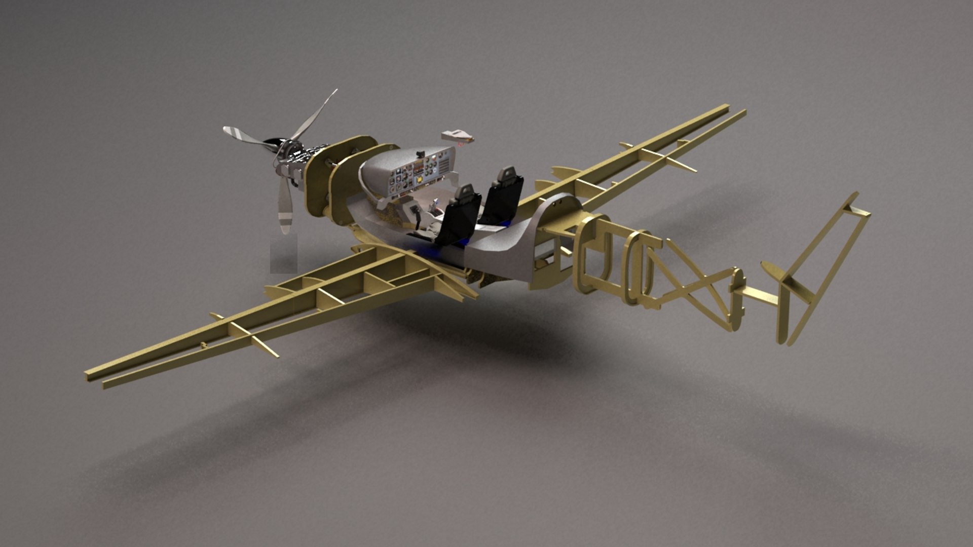 Grob 115T Aircraft 3D model - TurboSquid 1934057
