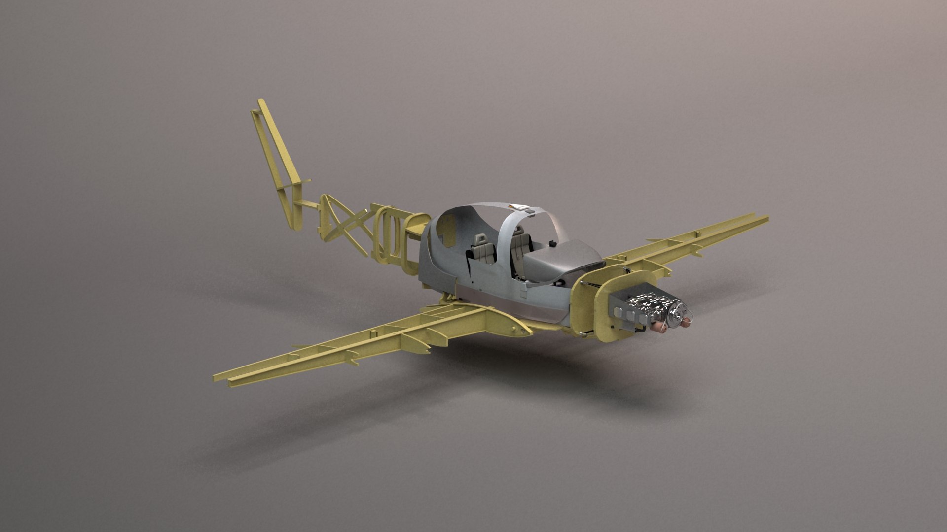 Grob 115T Aircraft 3D Model - TurboSquid 1934057