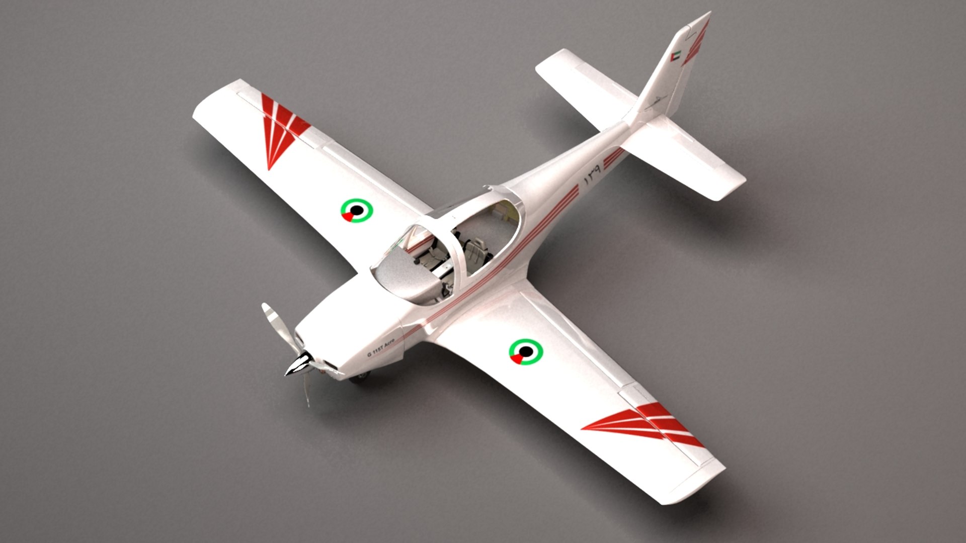 Grob 115T Aircraft 3D Model - TurboSquid 1934057