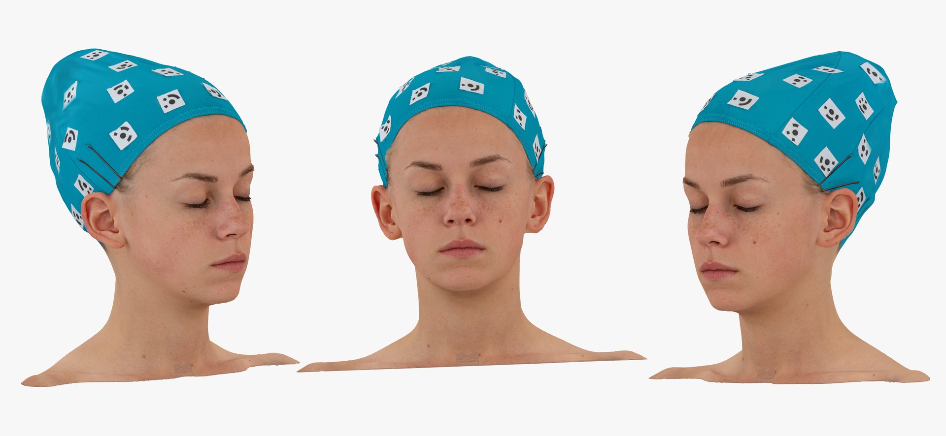 3D Rhea Human Head Eyes Model - TurboSquid 1627814