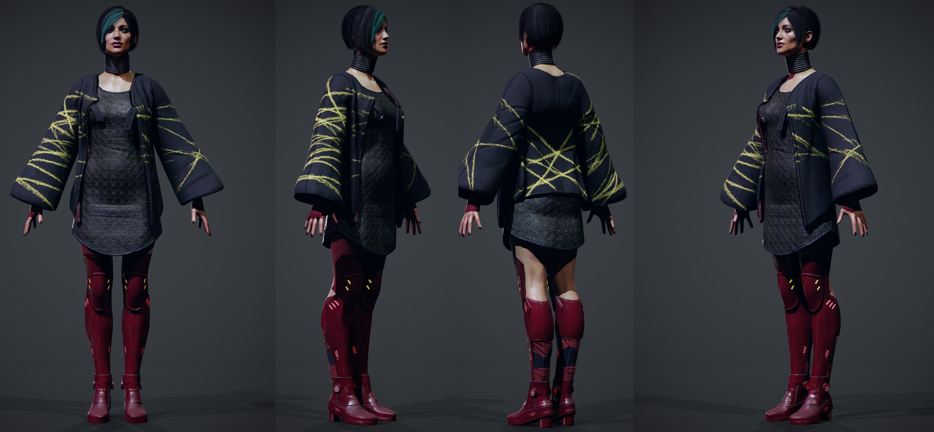 Cyber Cultist V1 Model - TurboSquid 2343266