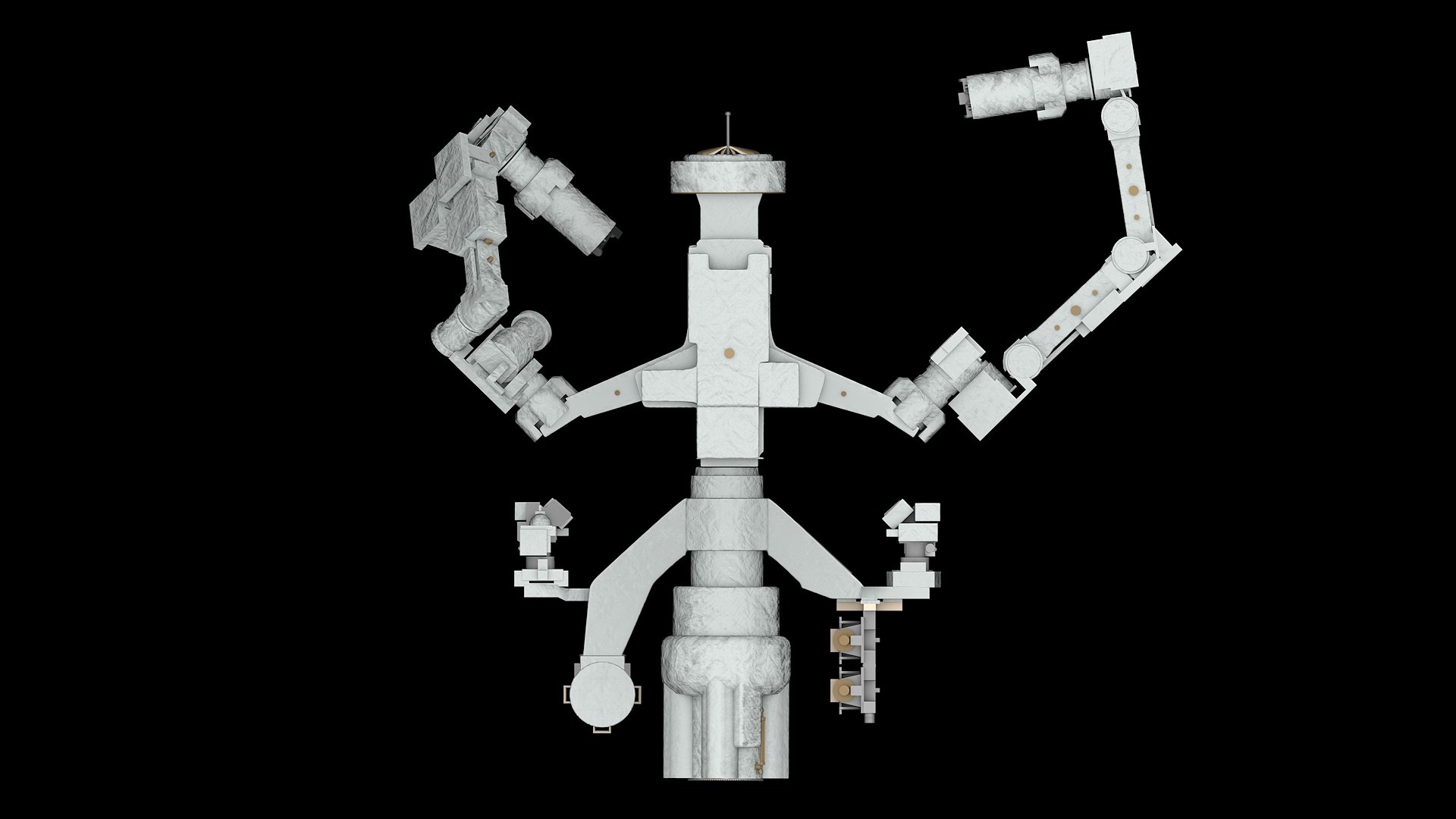 Iss Module Dextre 3d C4d