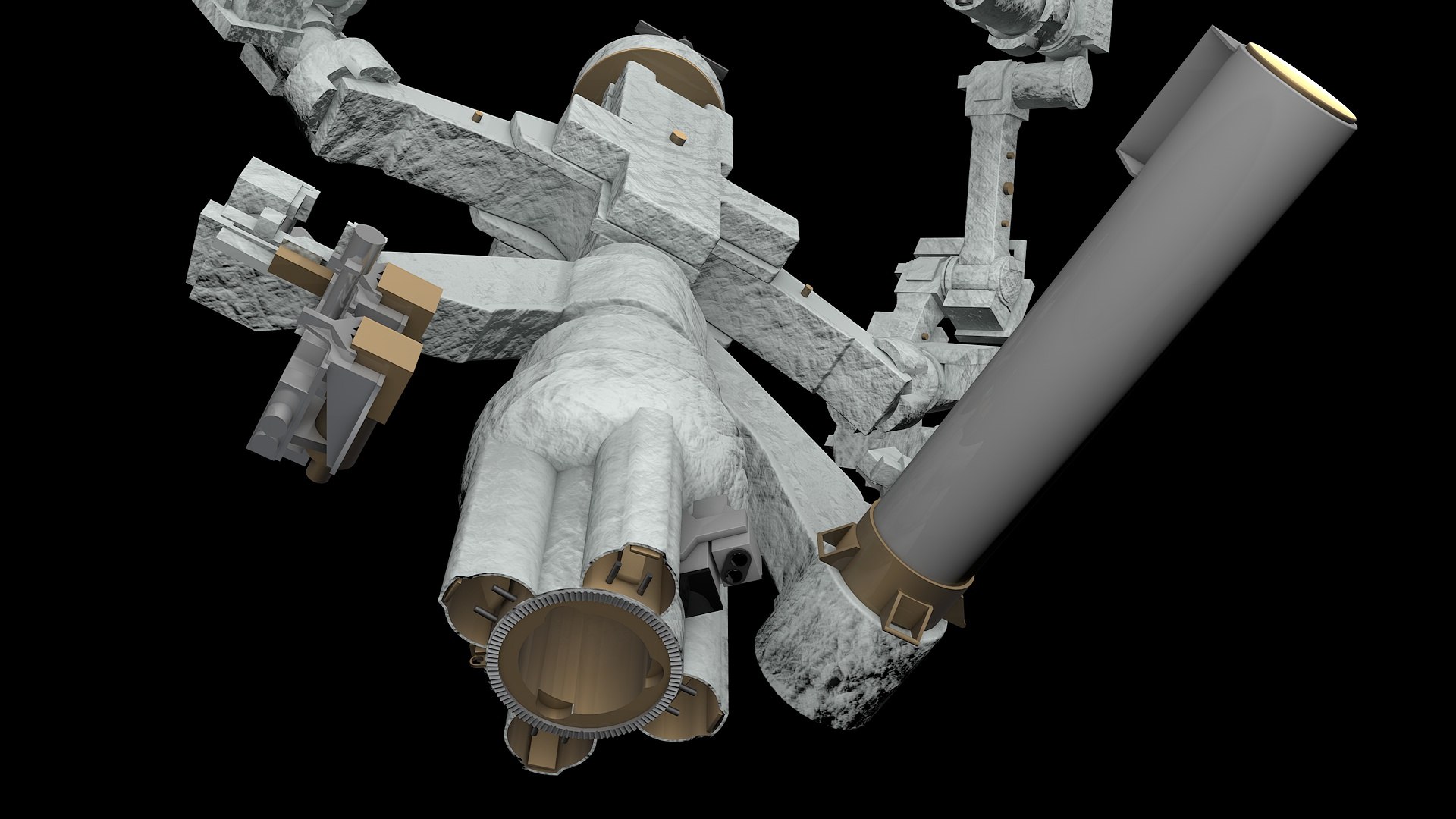 Iss Module Dextre 3d C4d