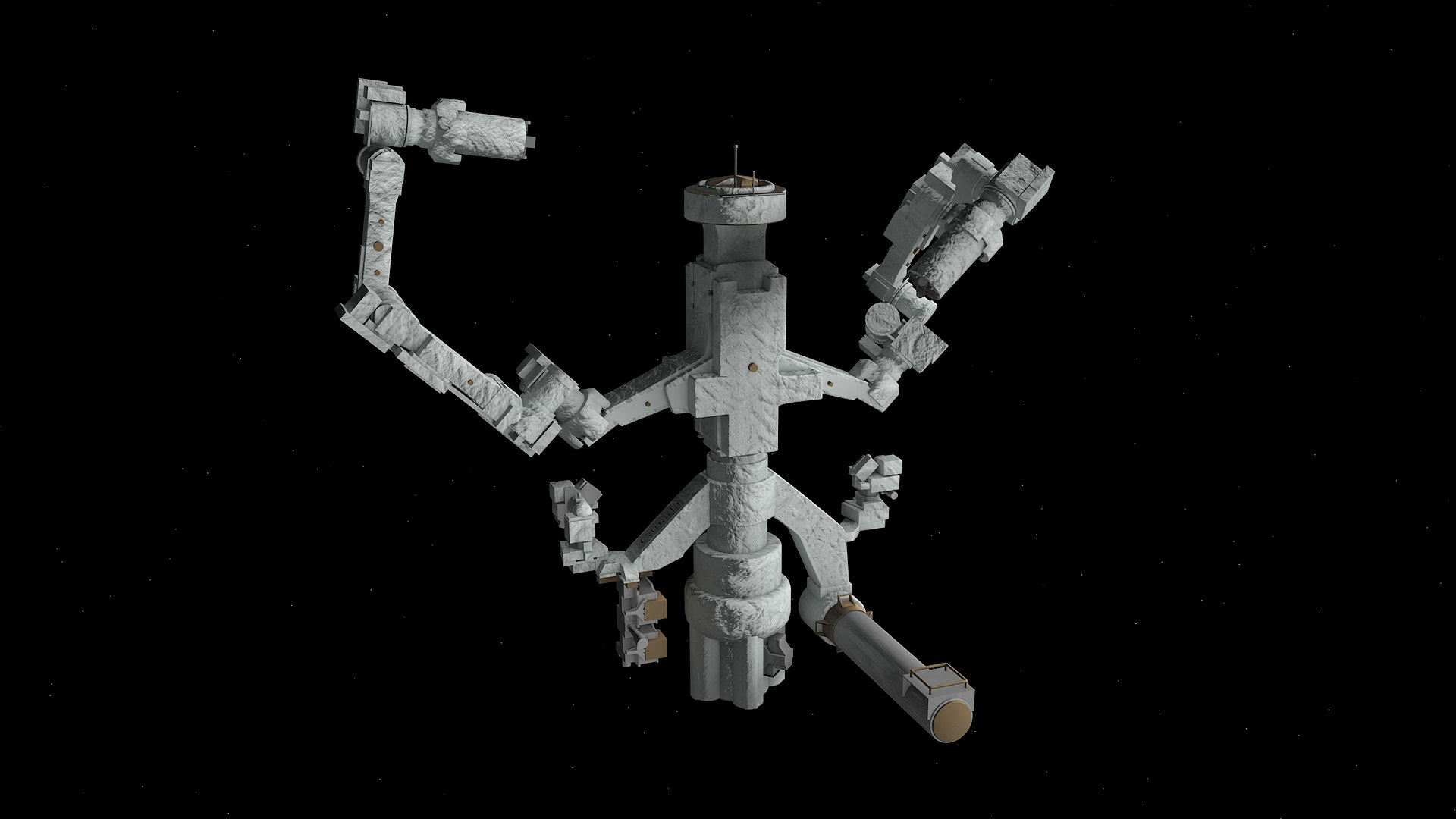 Iss Module Dextre 3d C4d