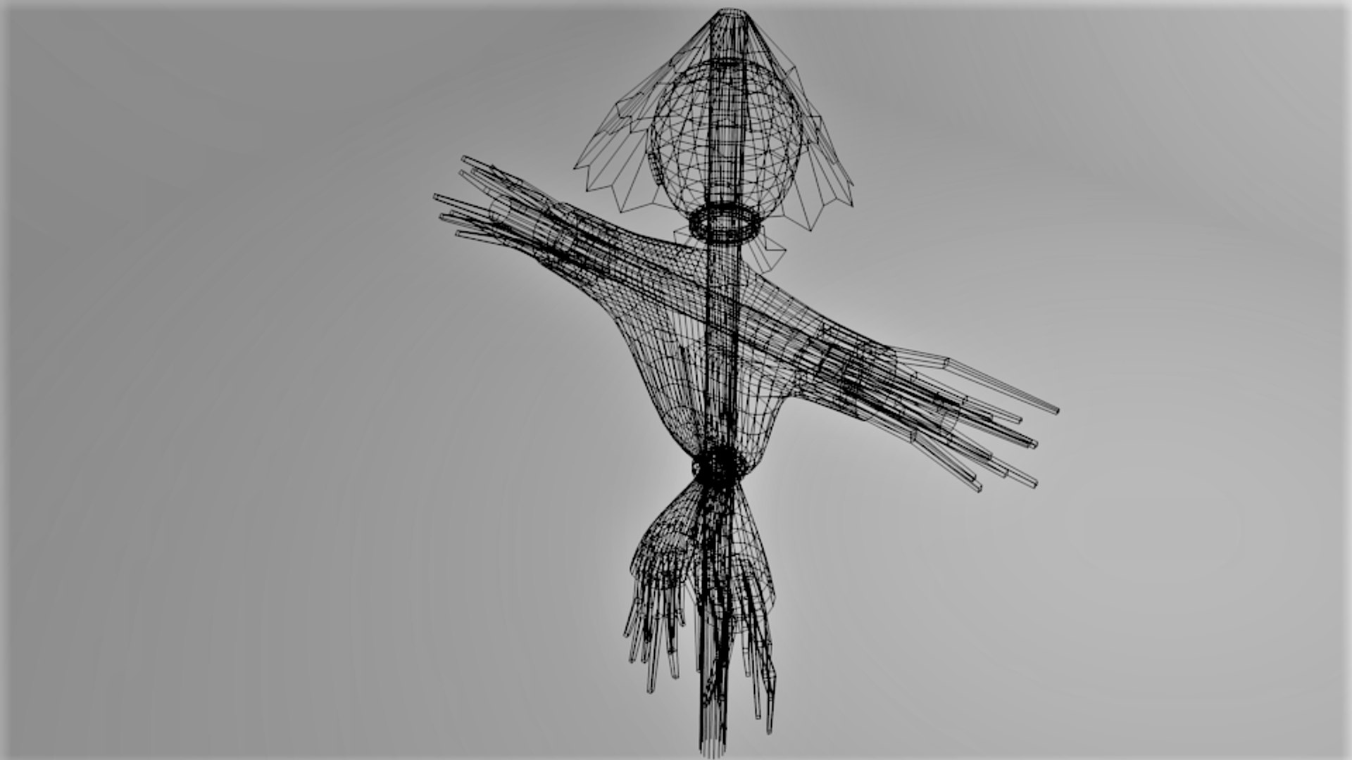 3D Scarecrow Model - TurboSquid 1614933