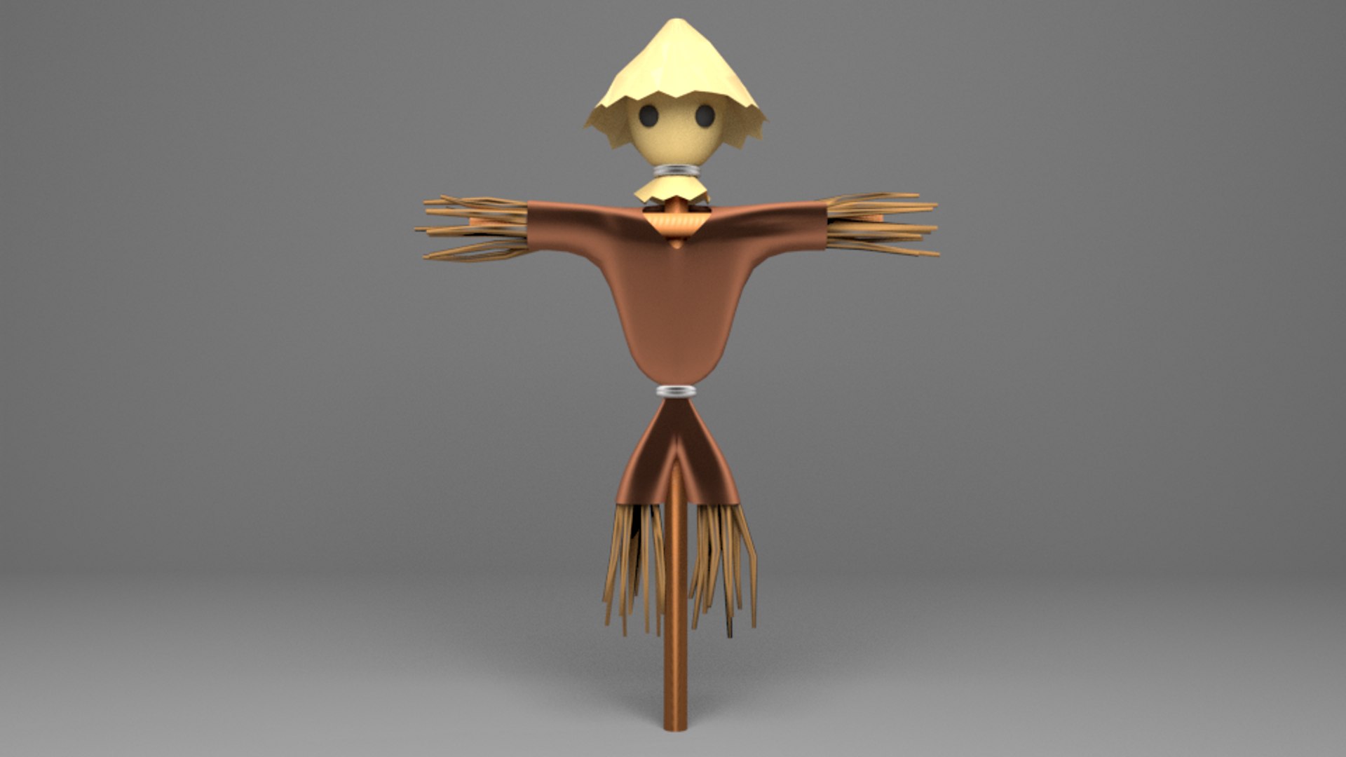 3D Scarecrow Model - TurboSquid 1614933