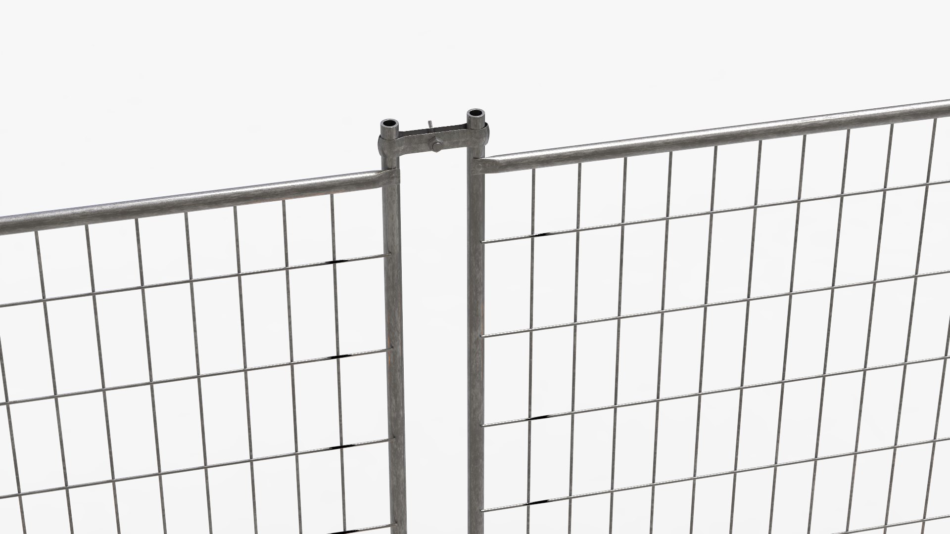 Temporary Movable Fence Panel Model - TurboSquid 2288406