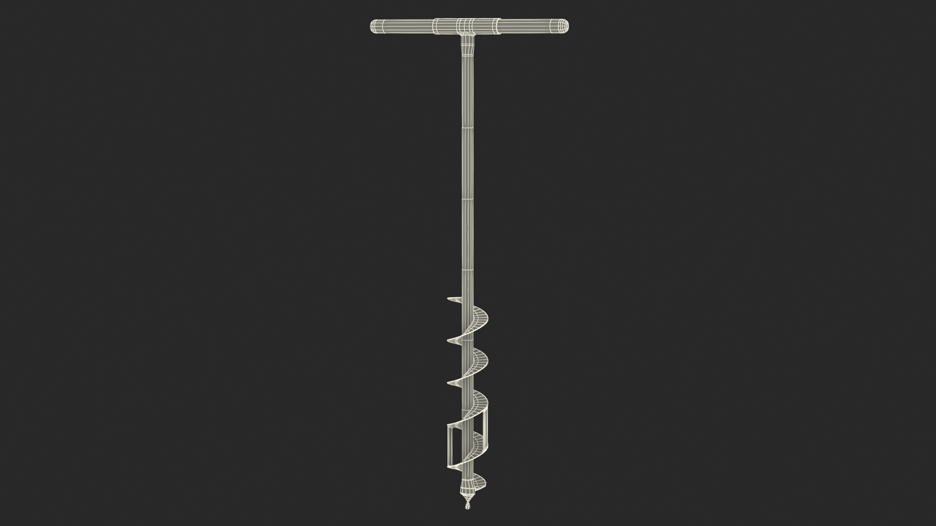 Red Steel Hand Drill 3D Model - TurboSquid 1919713