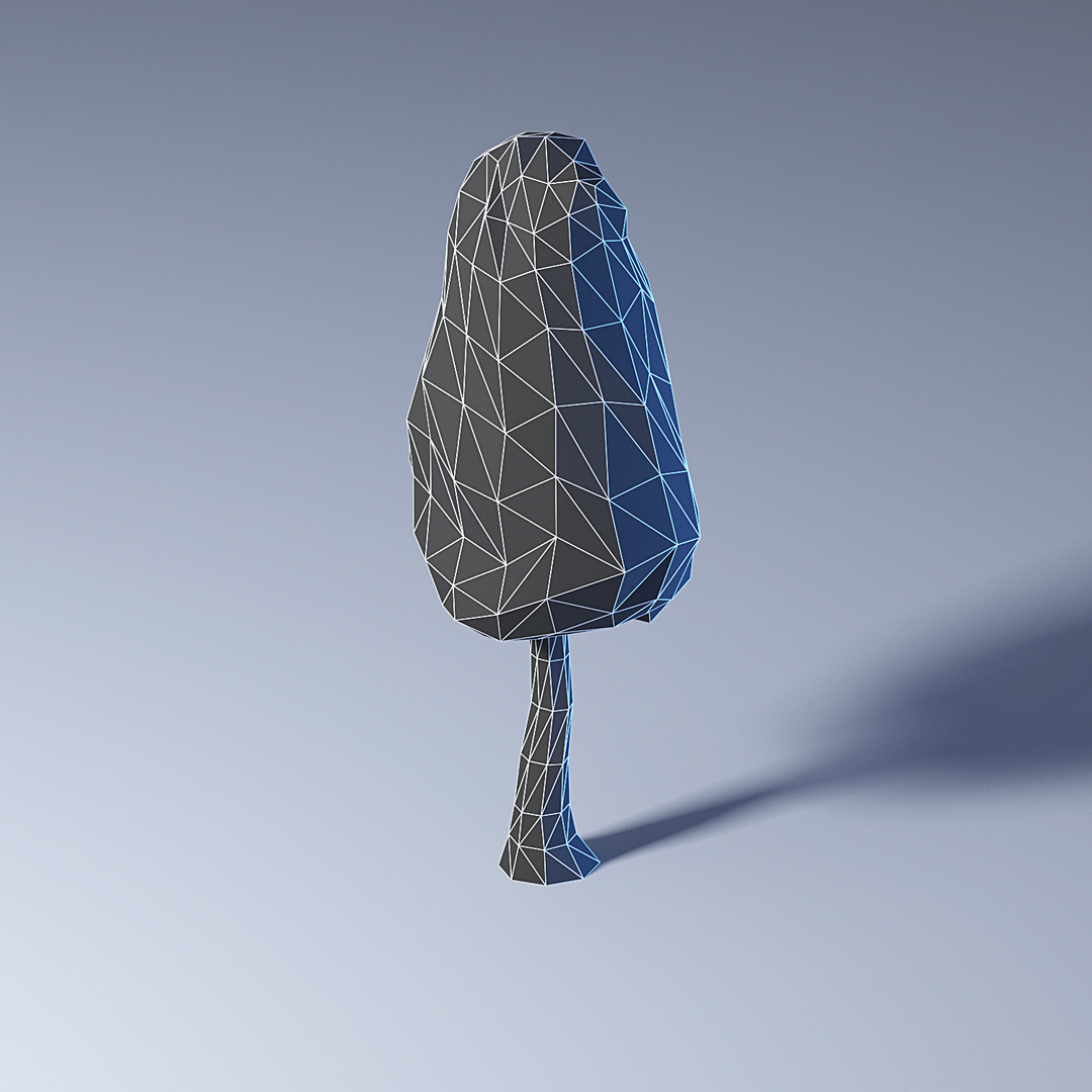 3D Polygonal Low-poly Tree Model - TurboSquid 1218061